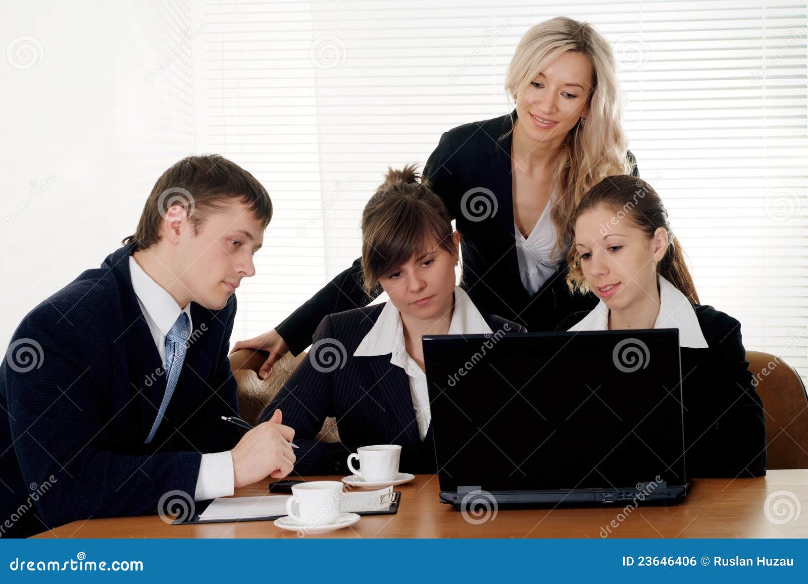 Teams Four People Working Stock Photos - Free & Royalty-Free Stock ...
