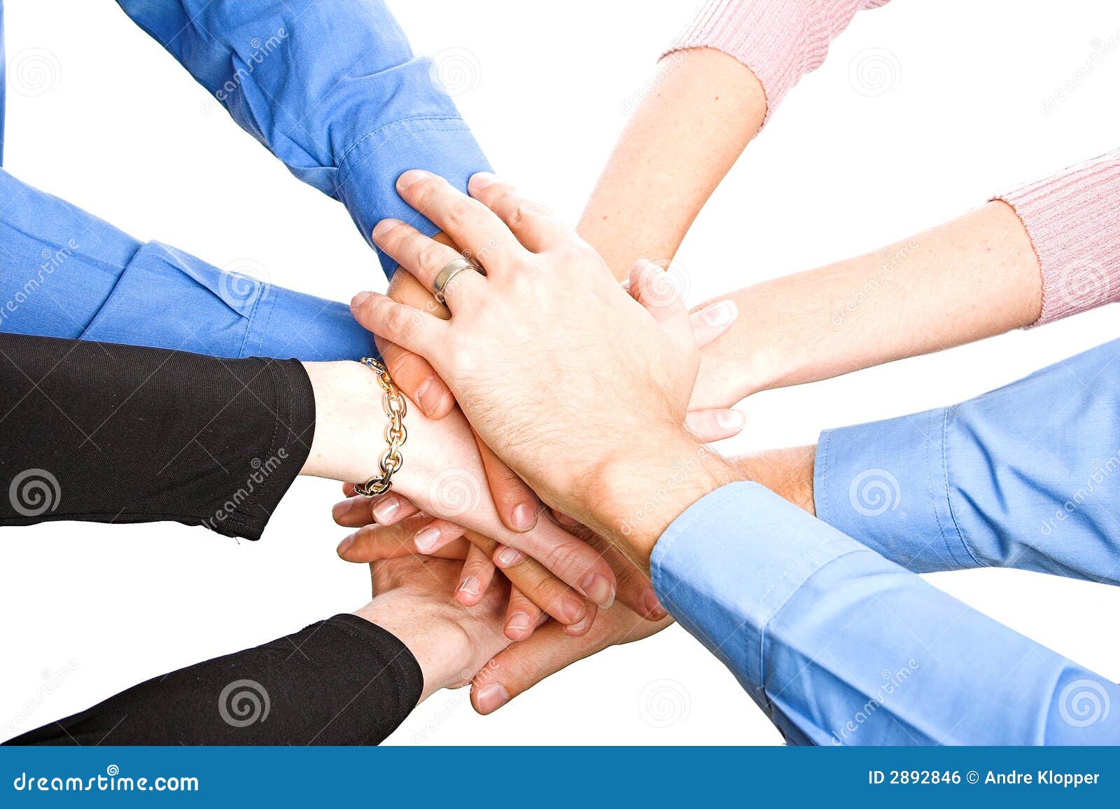 Teams Hands Royalty Free Stock Image - Image: 2892846