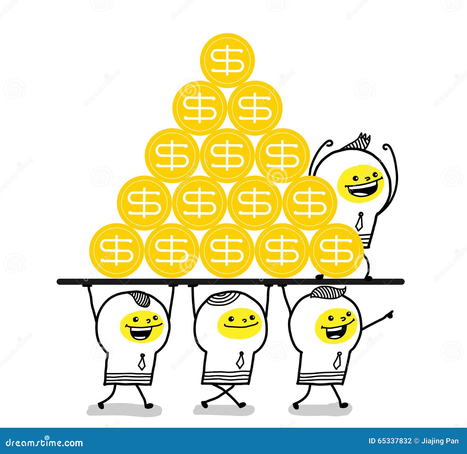 Teams stock illustration. Illustration of innovation - 65337832