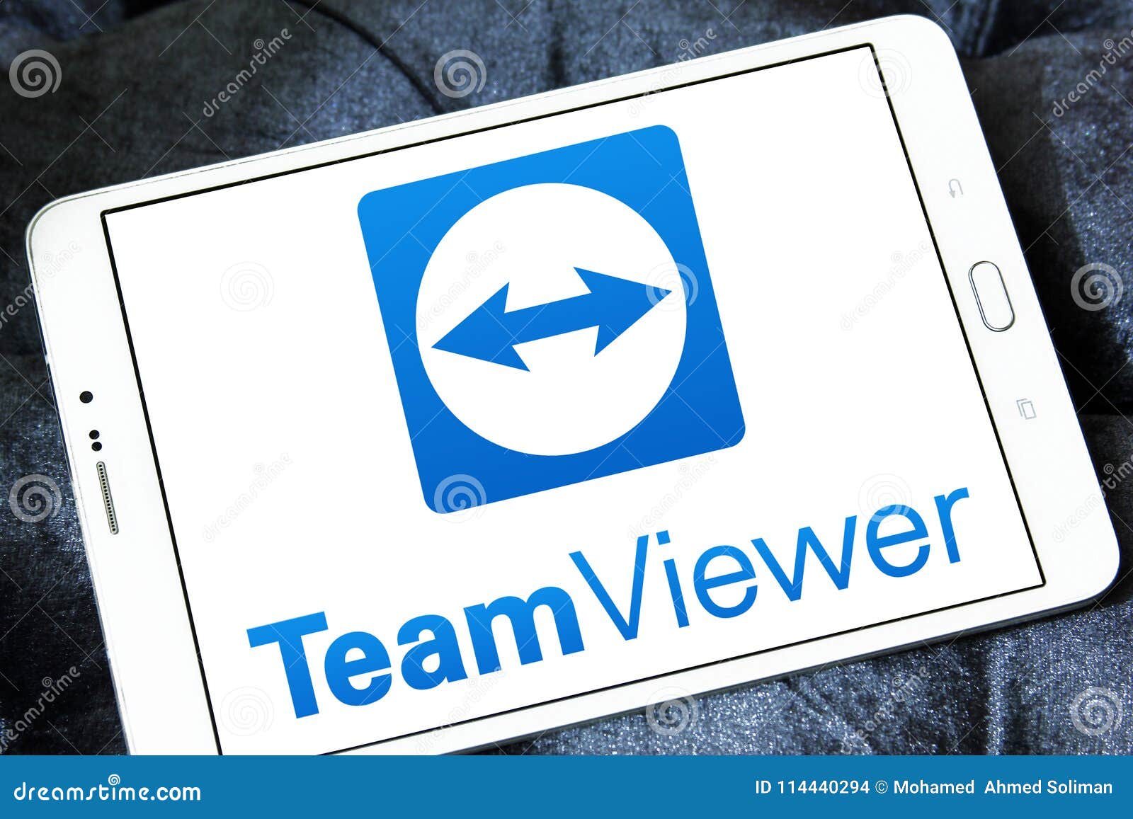 TeamViewer Oprogramowania Logo Obraz Stock Editorial - Obraz złożonej z ...