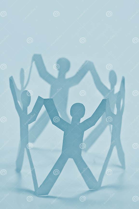 Teamwork stock image. Image of cutout, team, paper, communication ...