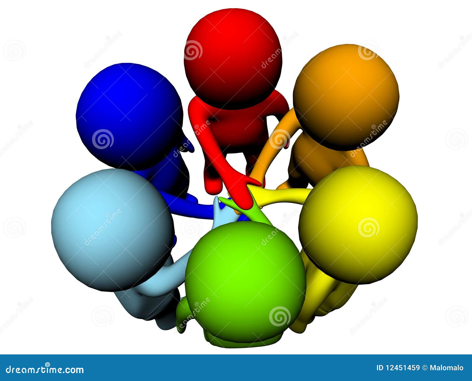 Teamwork stock illustration. Illustration of network - 12451459