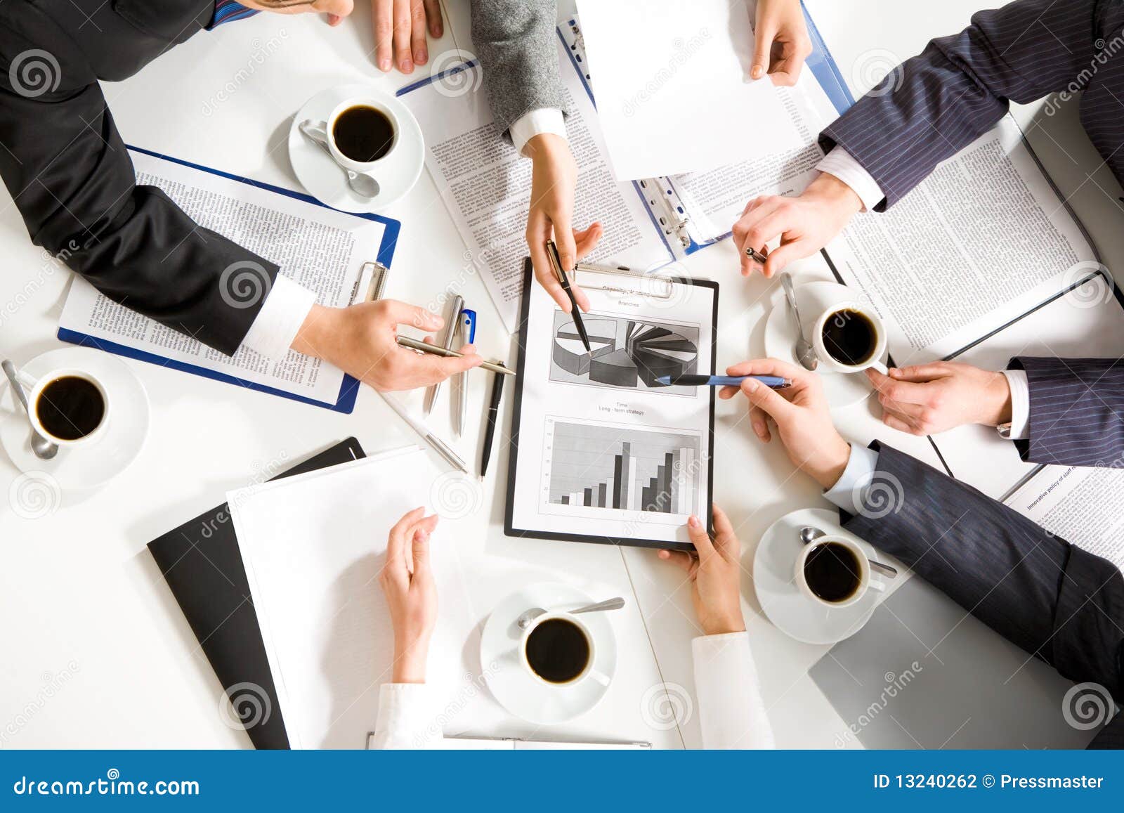 Teamwork stock photo. Image of conference, paperwork - 13240262