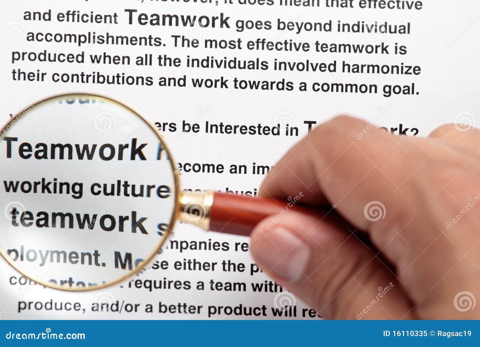 Teamwork stock image. Image of togetherness, teamwork - 16110335