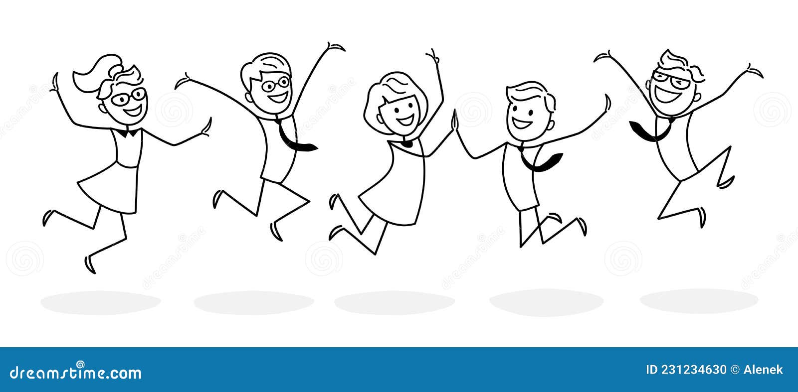 People Successfully Organizing Work. Collection Of Happy Efficient ... People Successfully Organizing Work. Collection Of Happy Efficient ...
