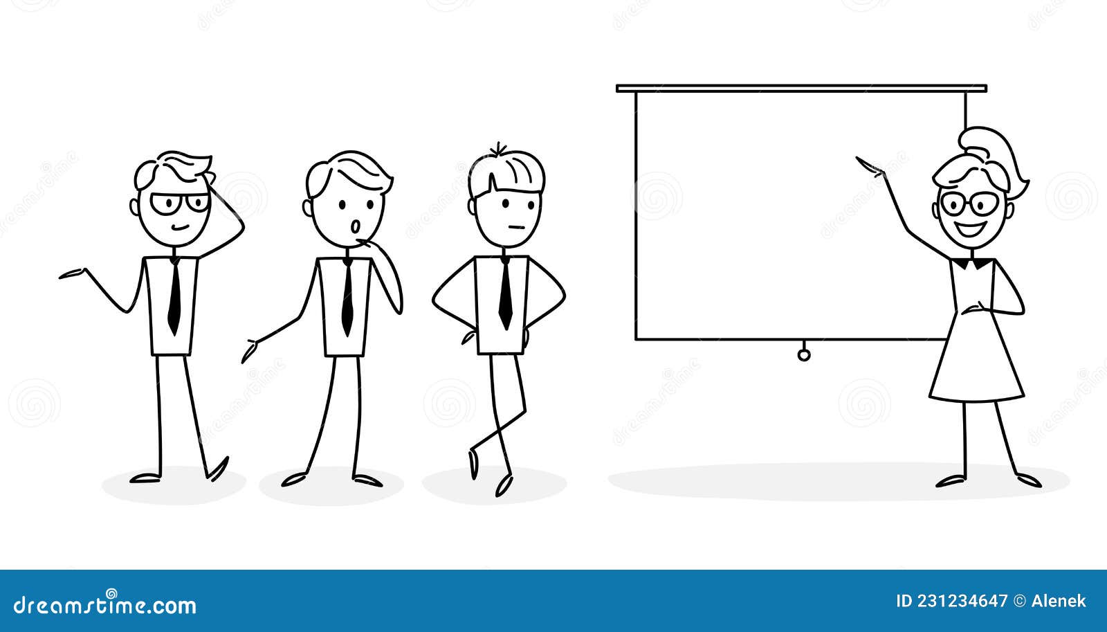 Teacher Activities. Male Female Professors, Flat College Or School ...