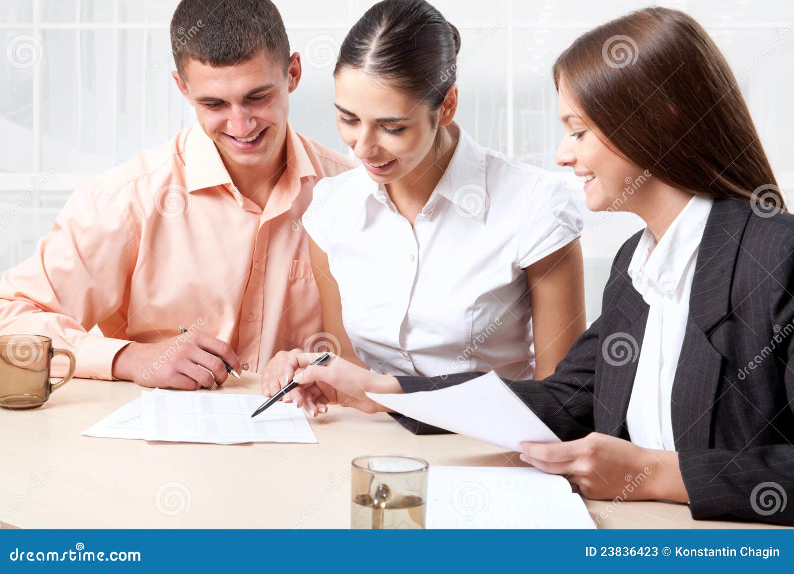 Teamwork stock image. Image of look, contemporary, boss - 23836423