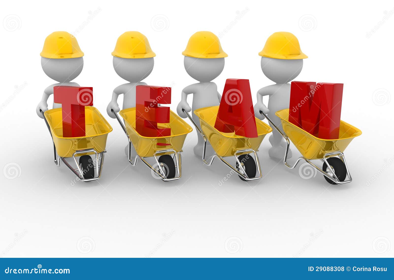 Teamwork stock illustration. Illustration of professional - 29088308