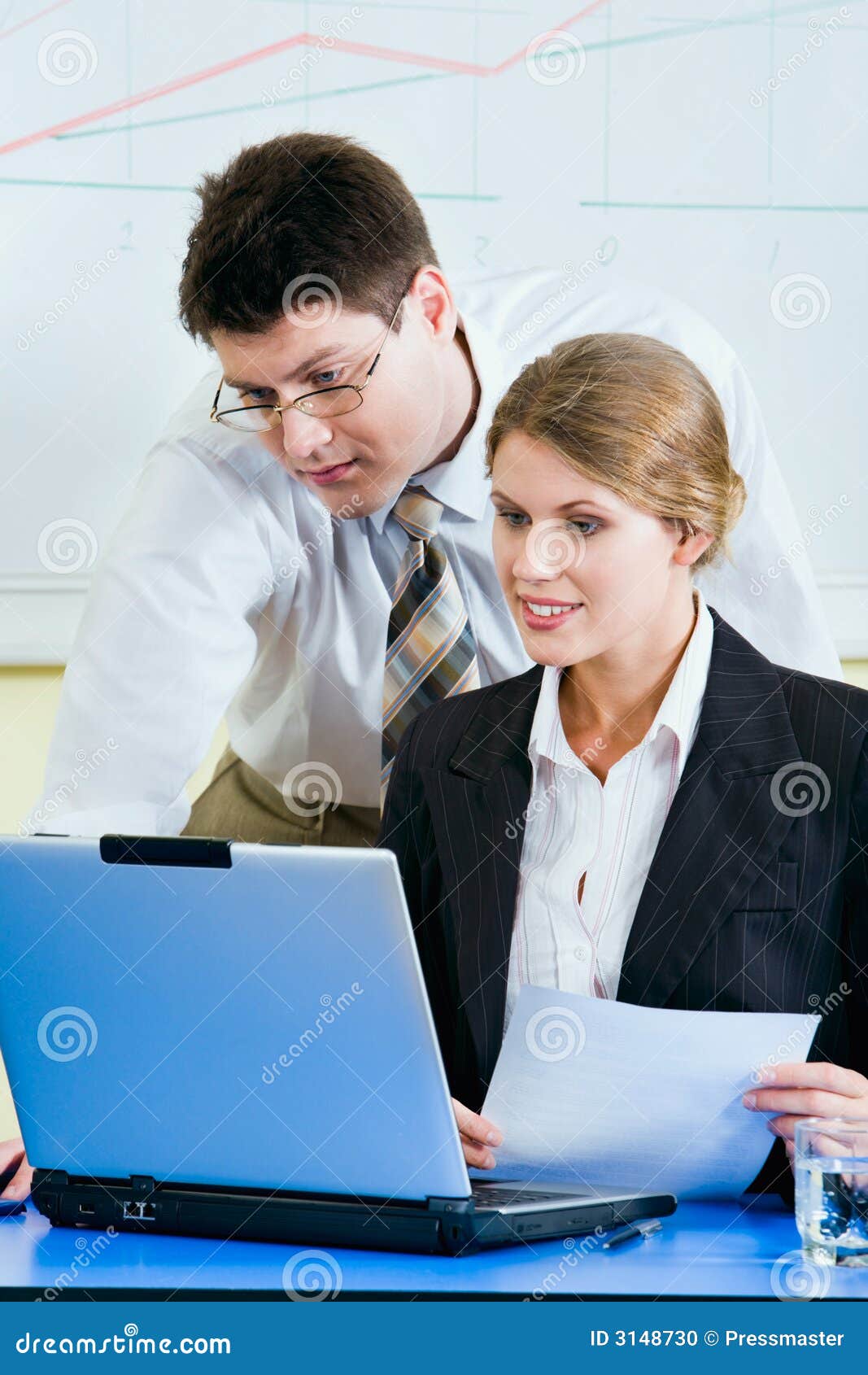 Teamwork stock photo. Image of group, employee, computer - 3148730