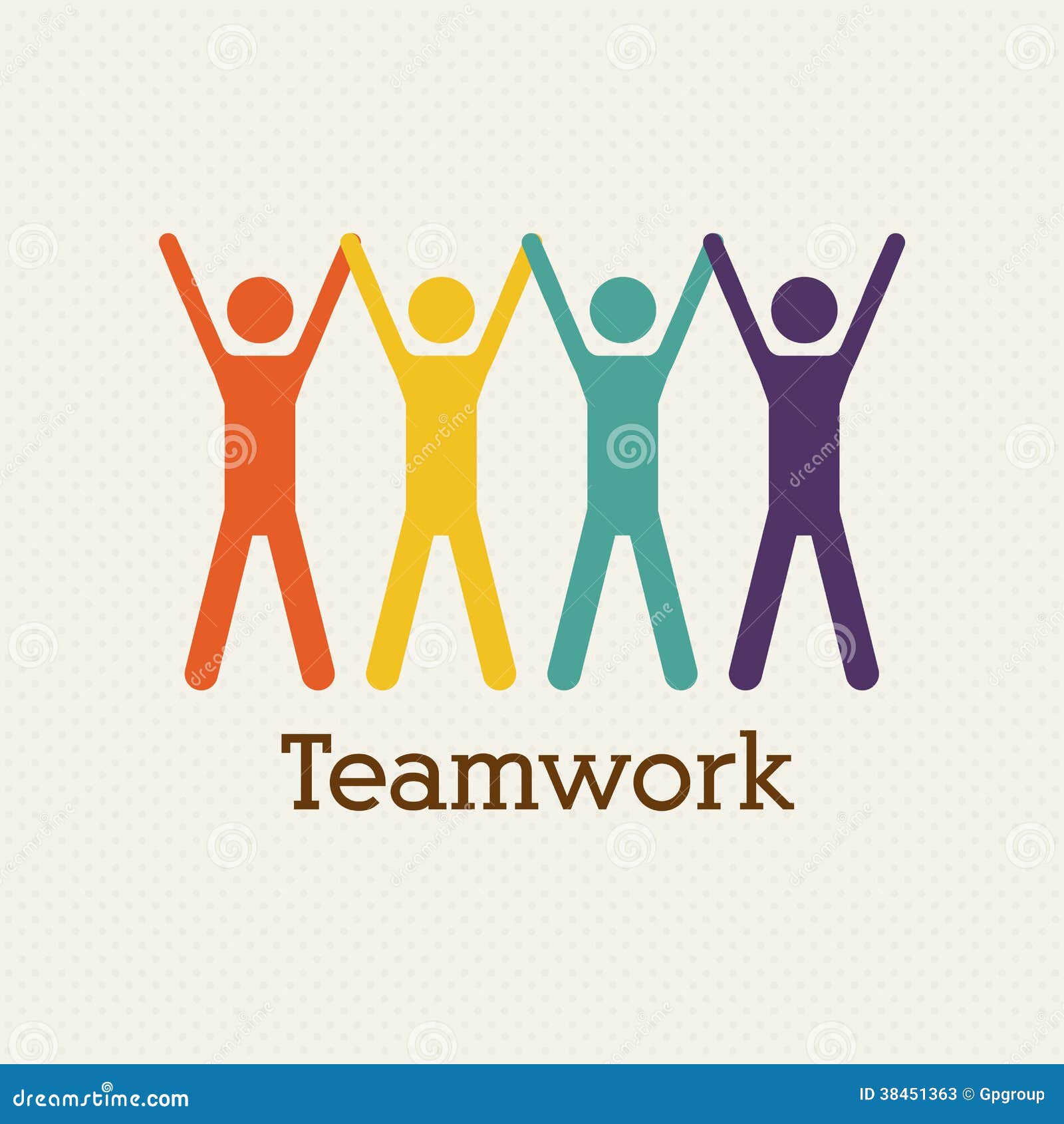 Teamwork vektor illustrationer. Illustration av ledarskap - 38451363