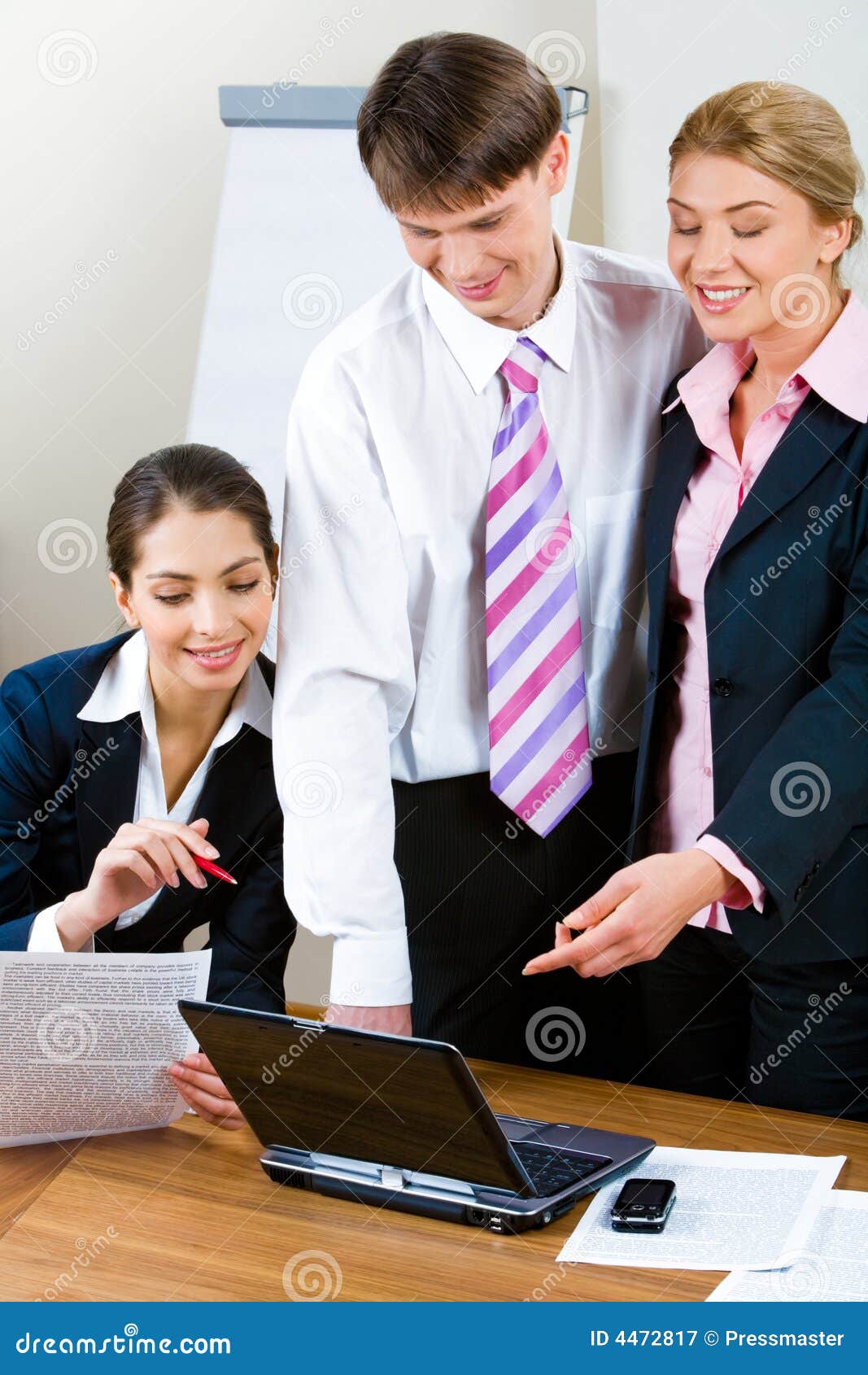 Teamwork stock image. Image of business, attractive, people - 4472817