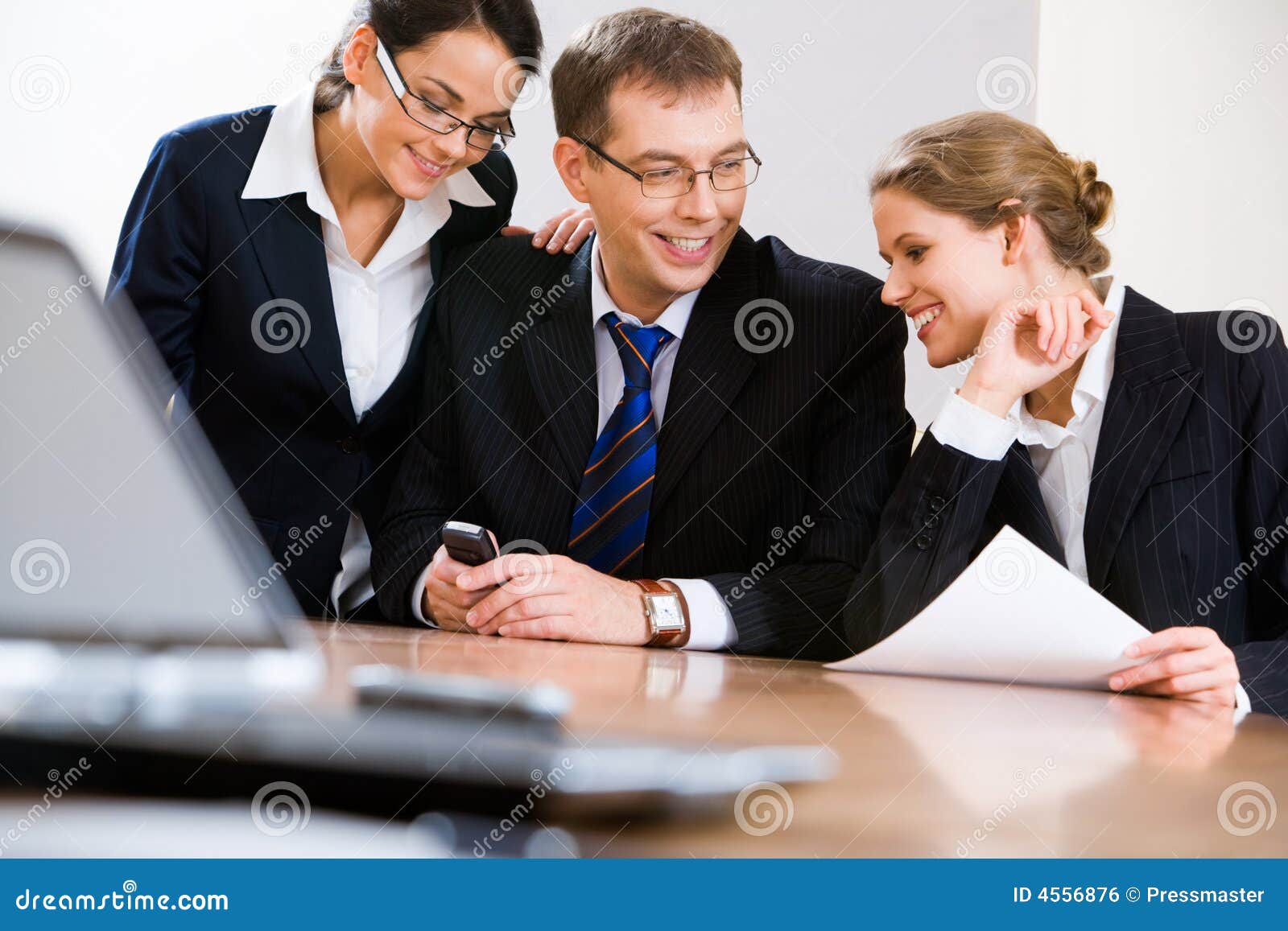 Teamwork stock photo. Image of formal, portrait, businessgroup - 4556876