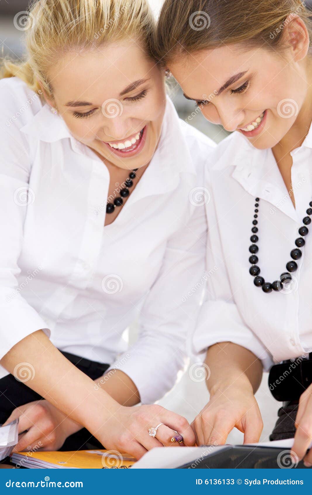 Teamwork stock image. Image of happy, lovely, meeting - 6136133