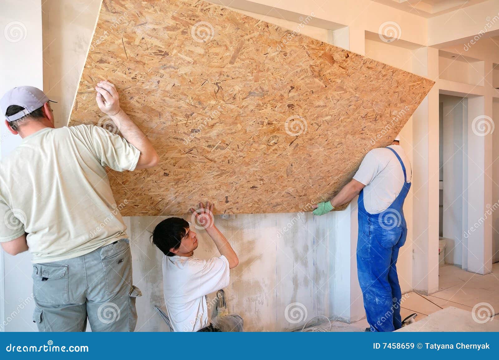 Teamwork stock image. Image of home, construction, builder - 7458659