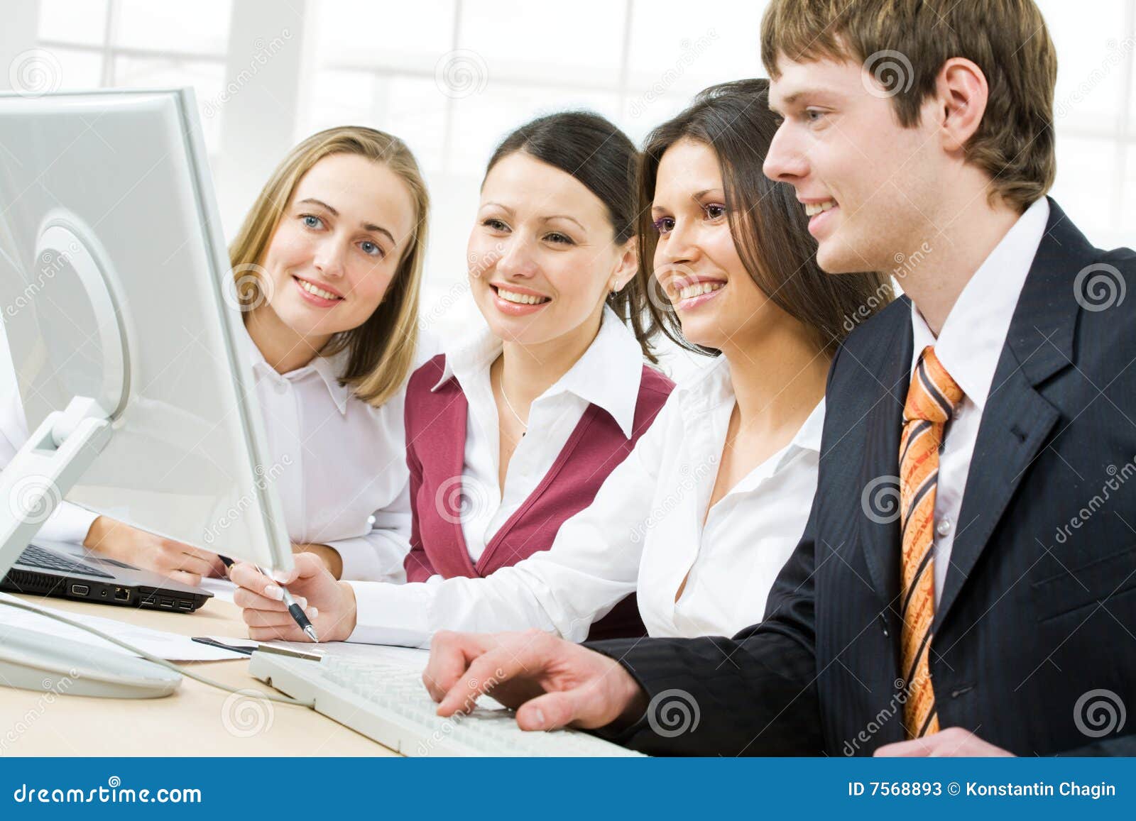 Teamwork stock image. Image of leaders, business, businesspeople - 7568893