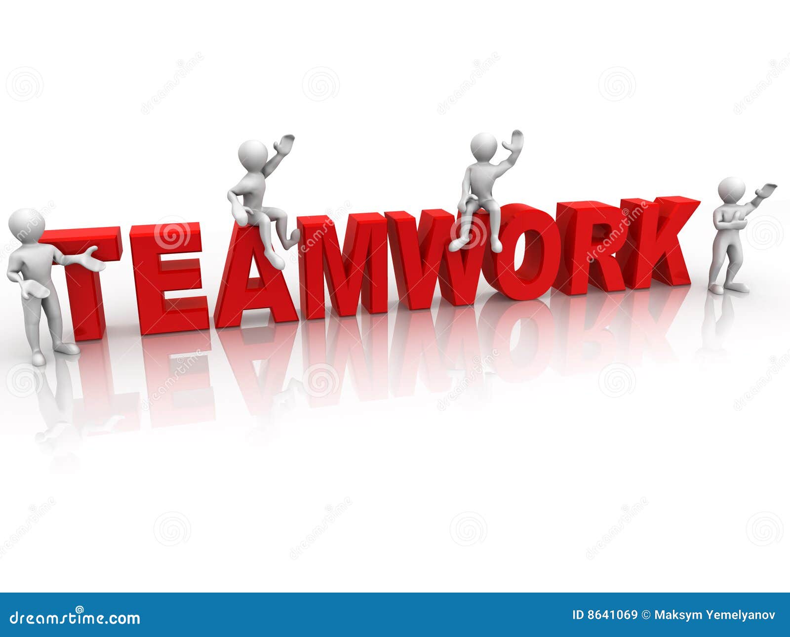 Teamwork stock illustration. Illustration of solution - 8641069