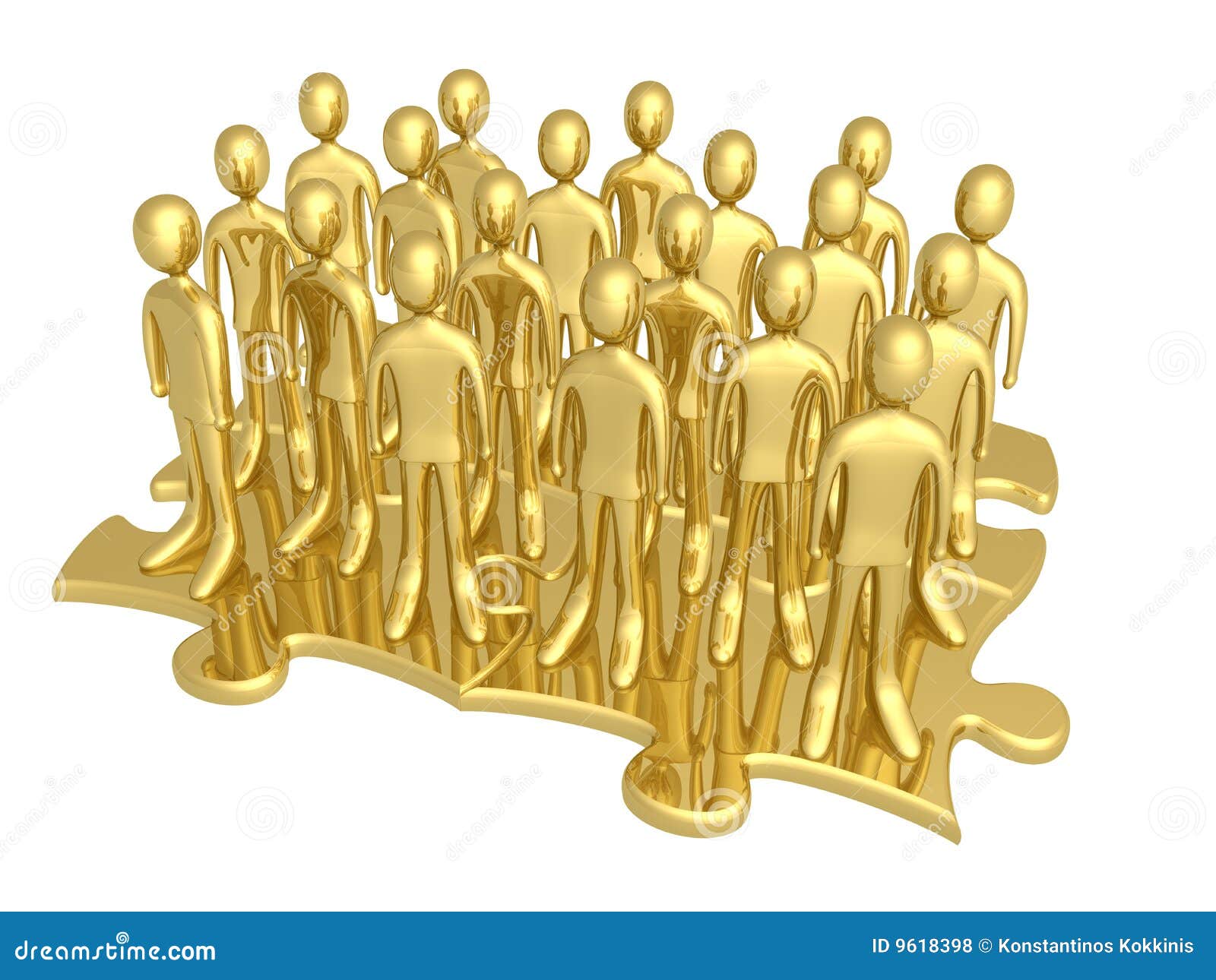 Teamwork stock illustration. Illustration of golden, personnel - 9618398