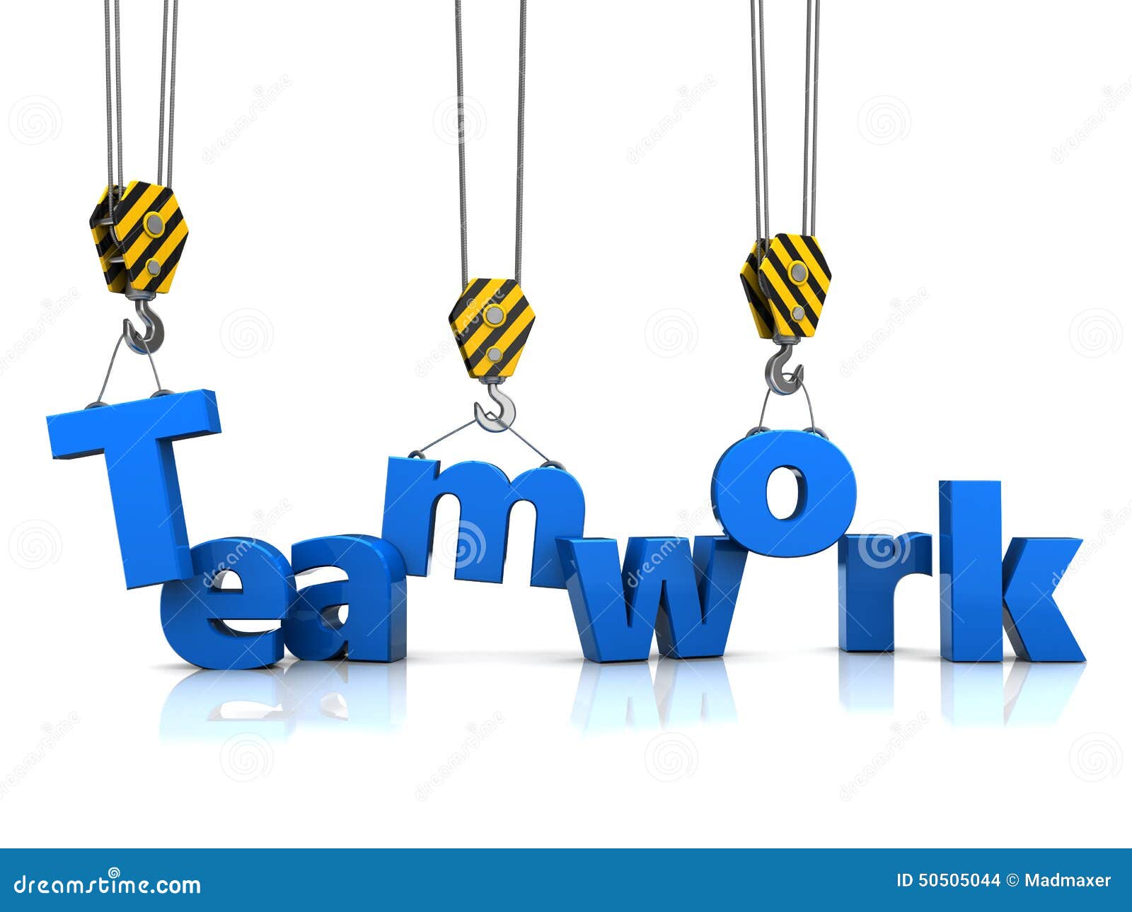 Teamwork stock illustration. Illustration of sign, blue - 50505044