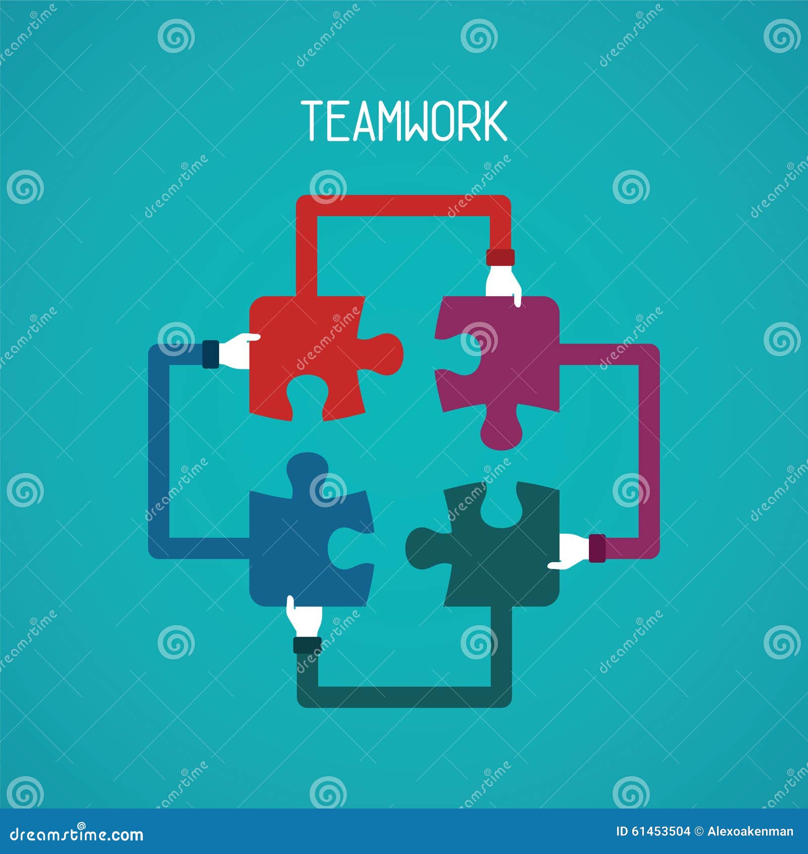 Teamwork Abstract Concept Vector Illustrations. | CartoonDealer.com ...