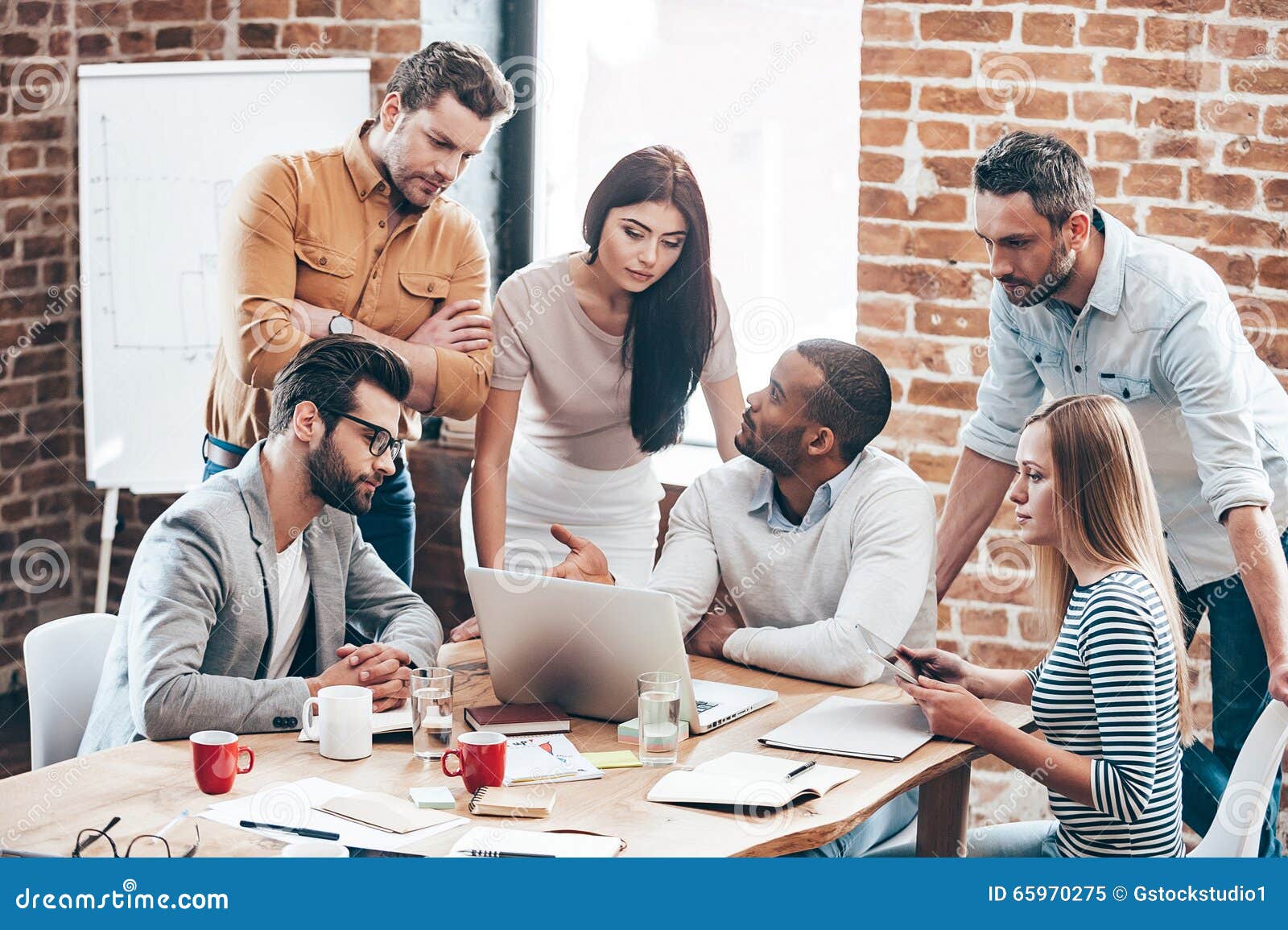 Teamwork in action. stock image. Image of confidence - 65970275