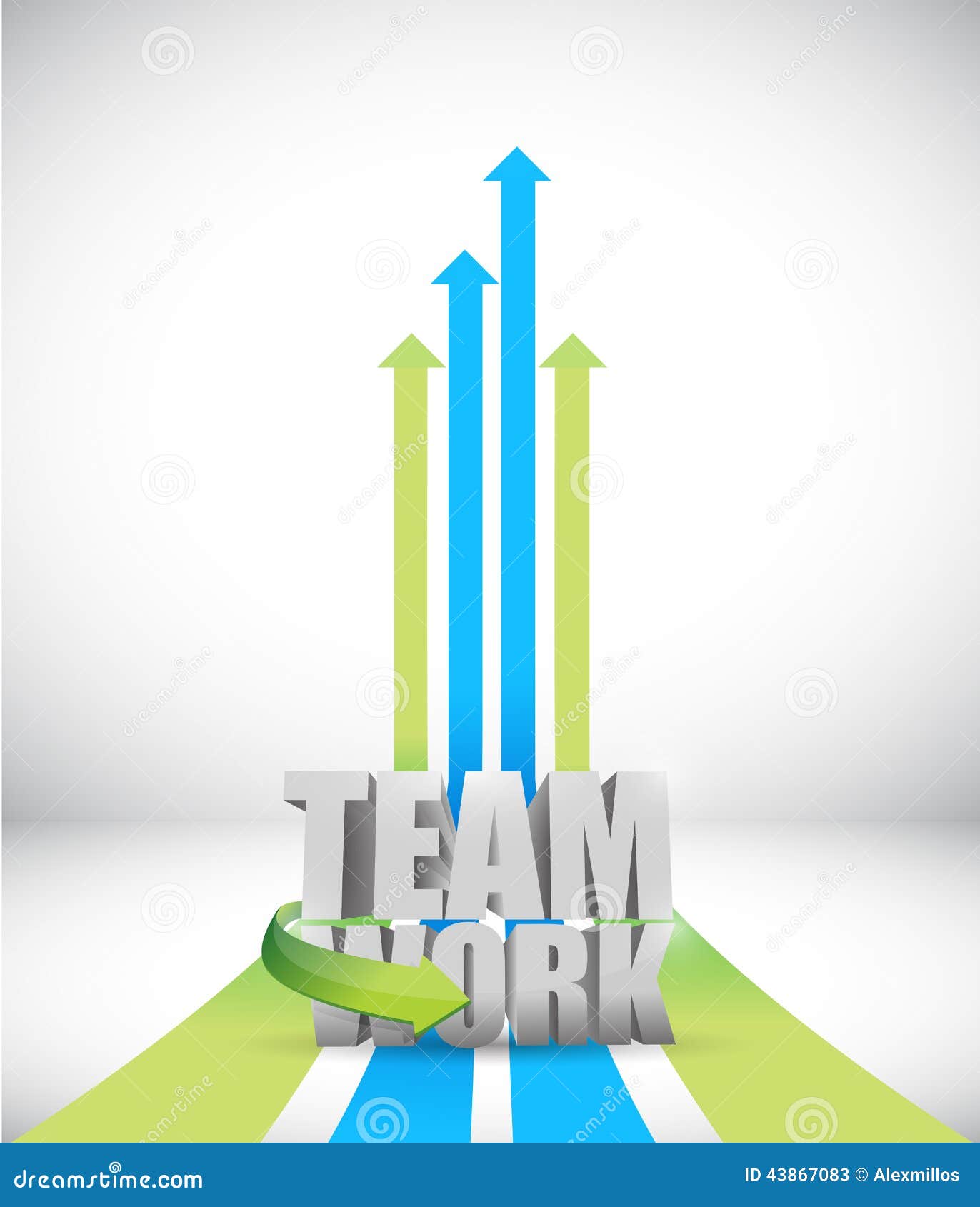 Teamwork Arrow Royalty-Free Stock Photography | CartoonDealer.com #45791495