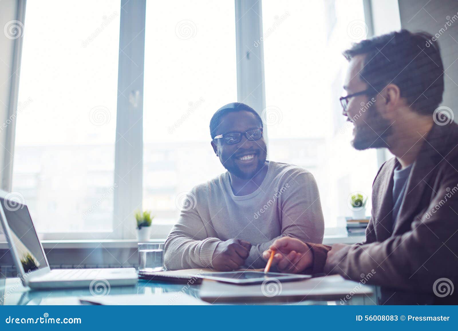 Teamwork stock image. Image of employee, manager, african - 56008083