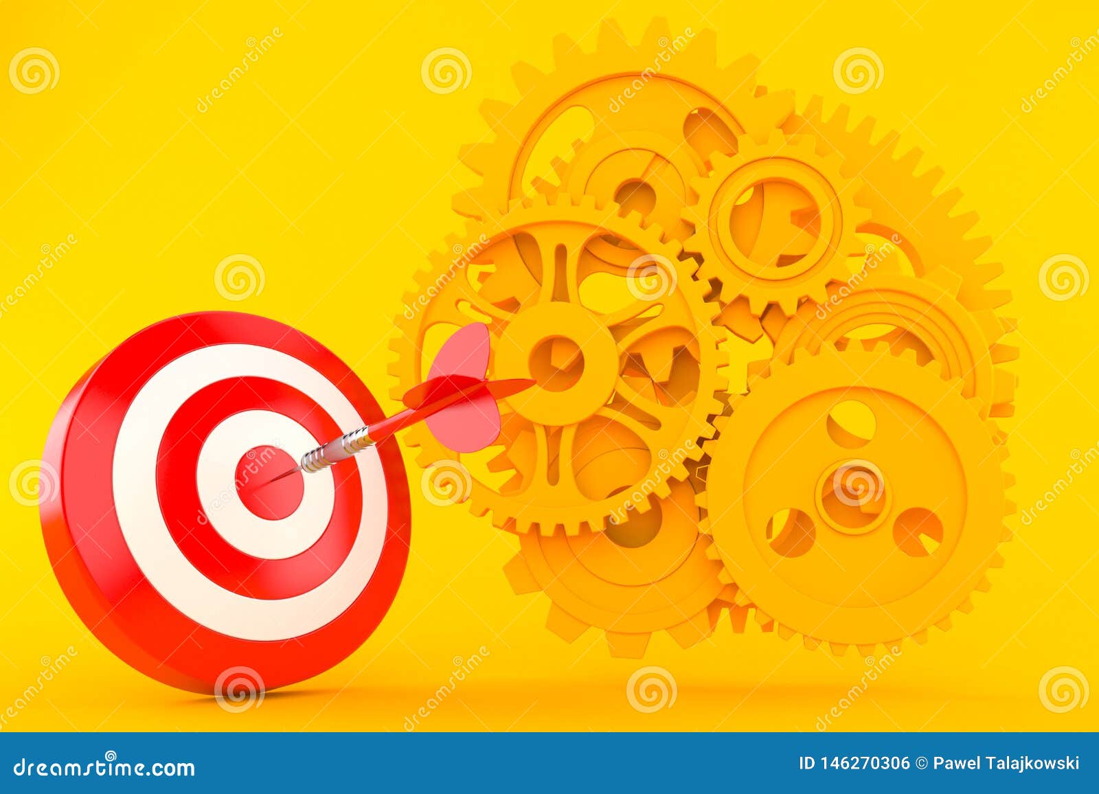 Teamwork Background With Green Light Royalty-Free Cartoon ...