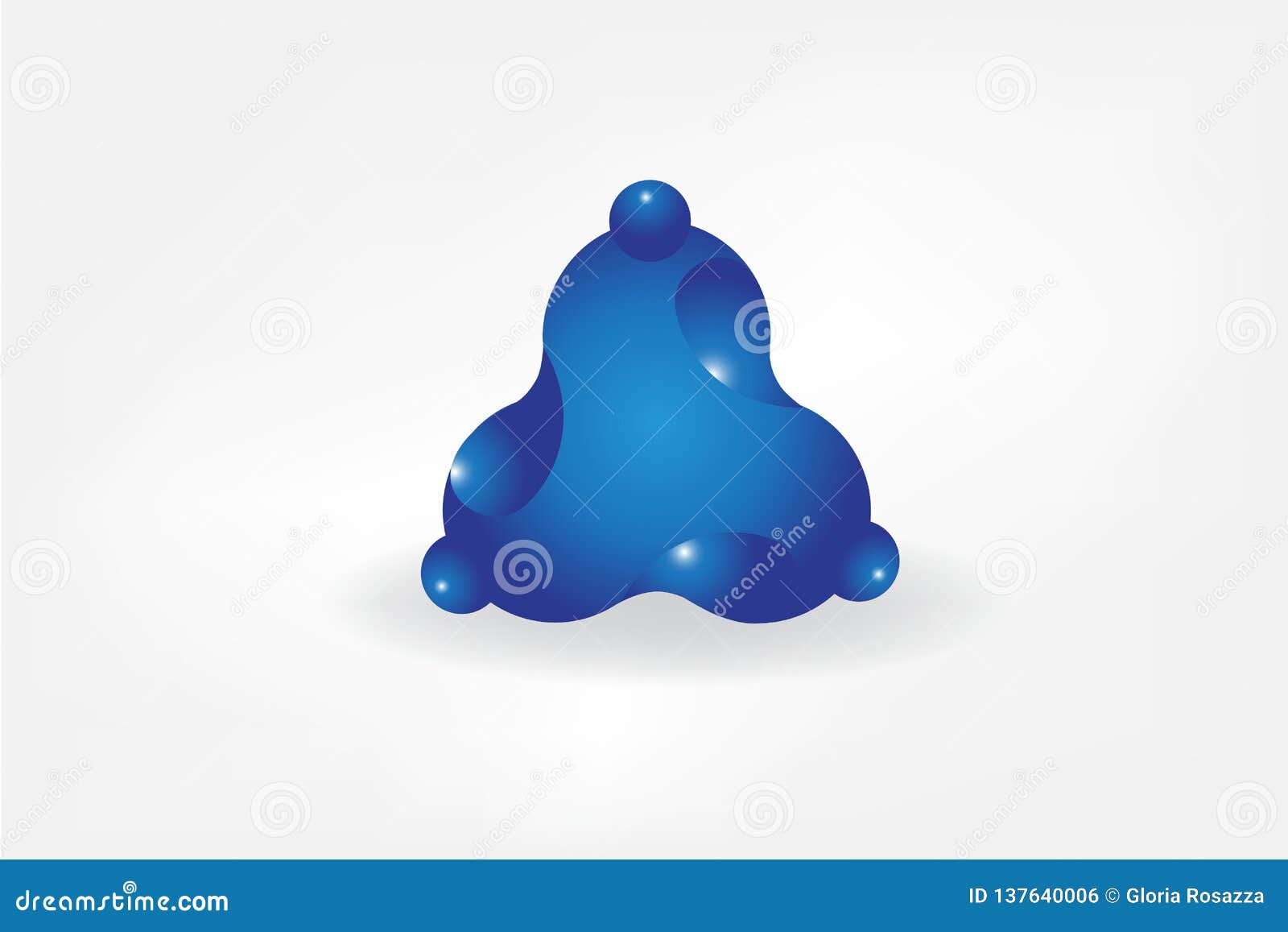 Teamwork Unity People Blue Logo Stock Vector - Illustration of goal ...