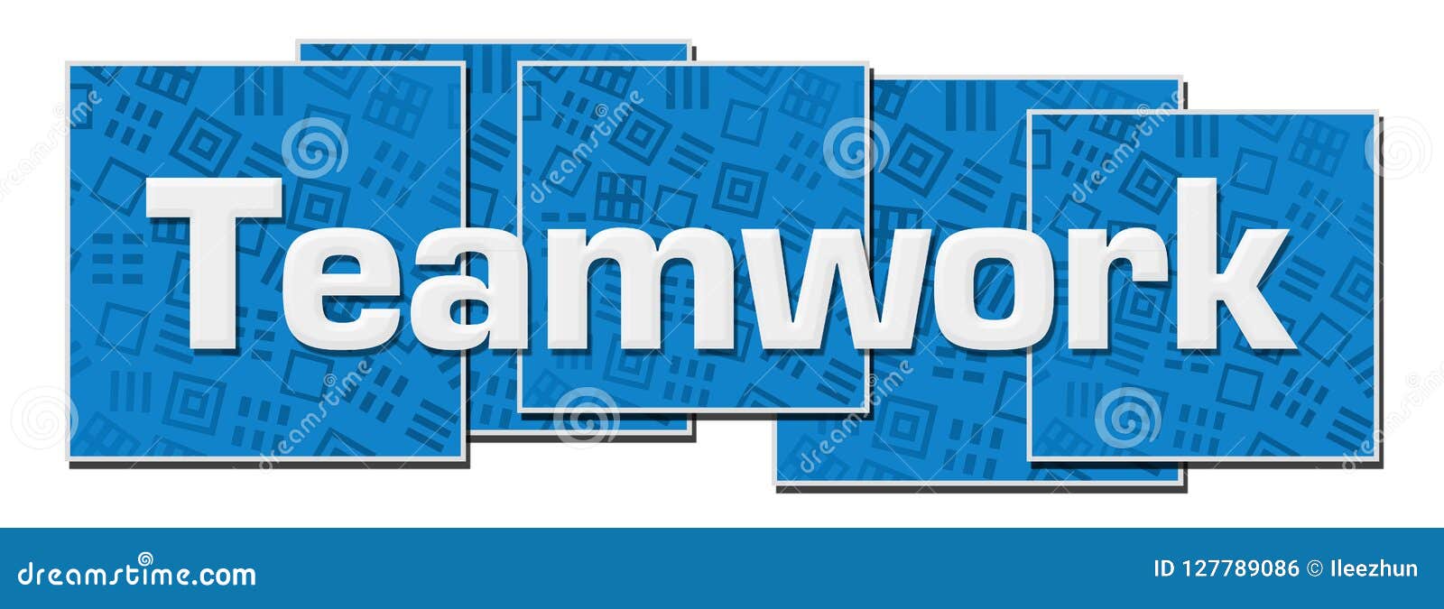 Teamwork Blue Texture Blocks Stock Illustration - Illustration of ...