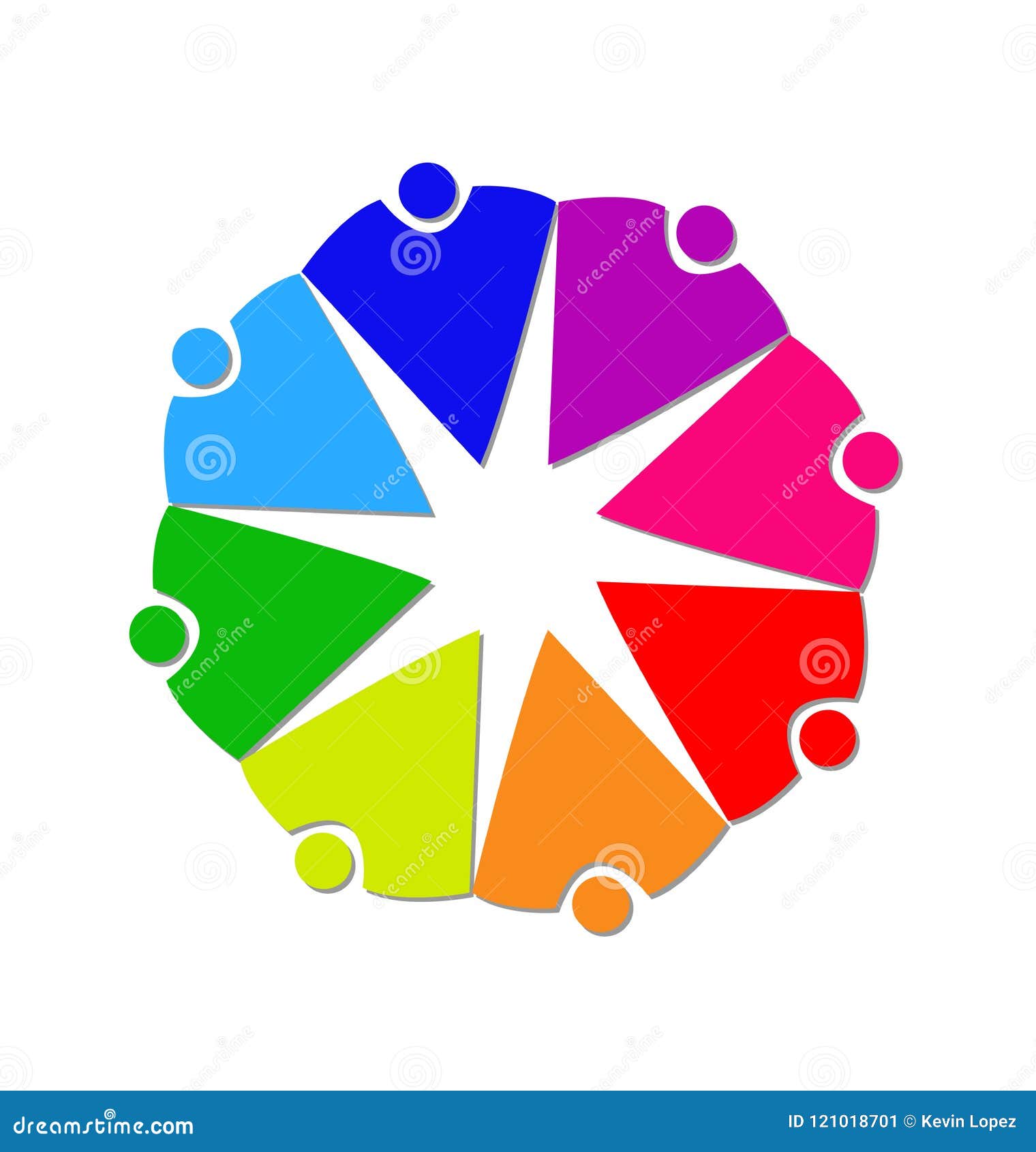 Teamwork Business Chart People Forming a Shape Vector Logo Stock Vector ...