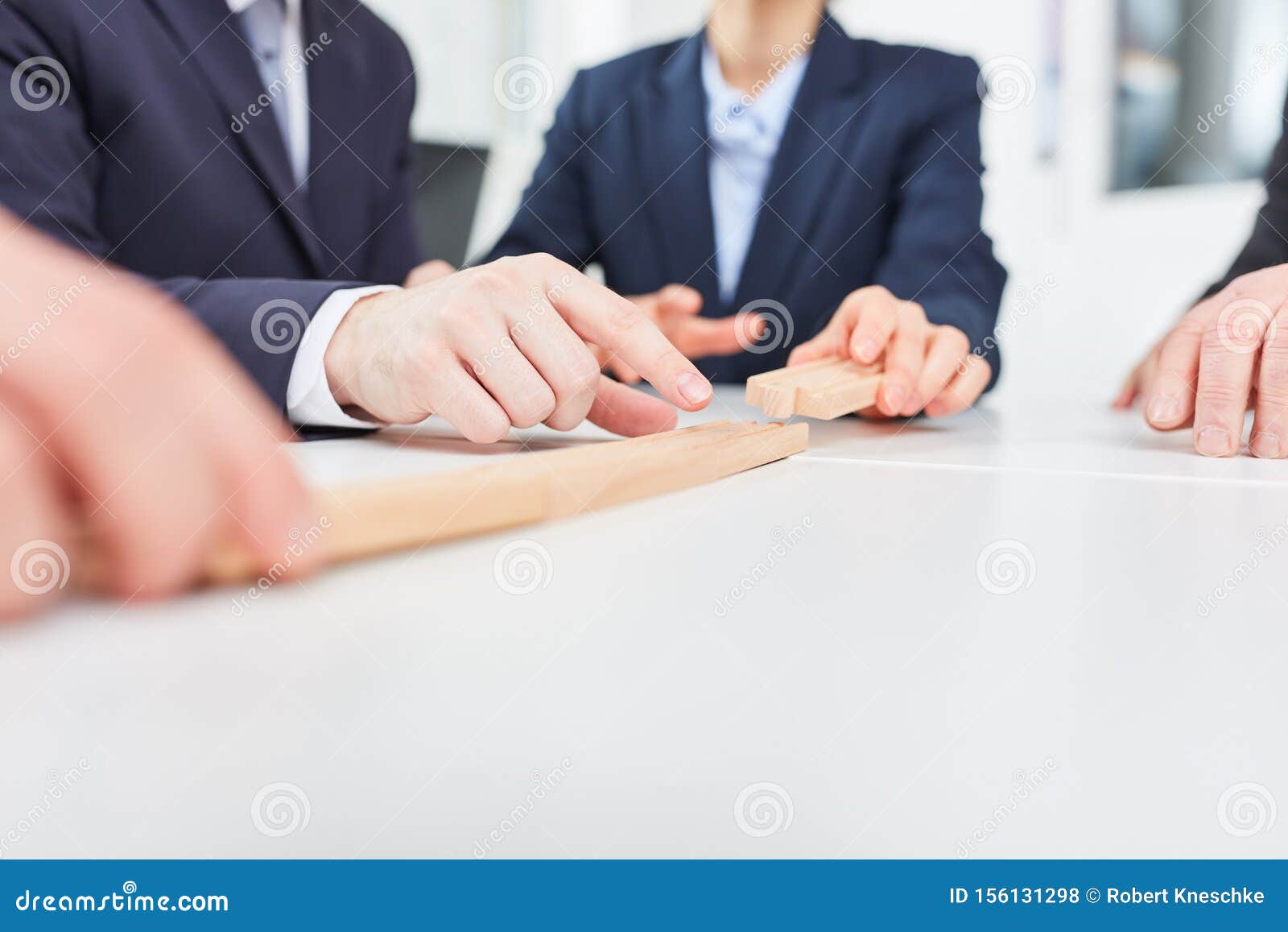 Teamwork business exercise stock photo. Image of teamwork - 156131298