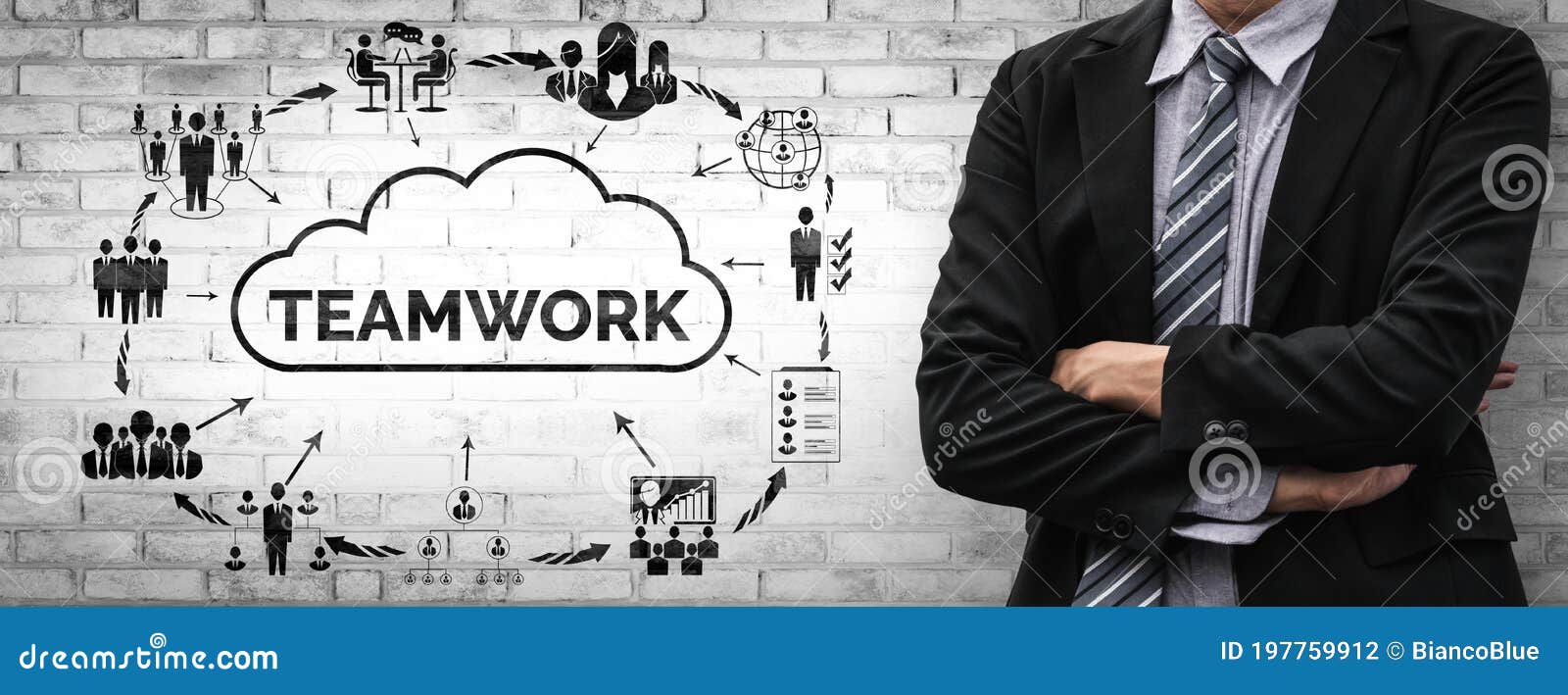 Teamwork and Business Human Resources Concept Stock Photo - Image of ...