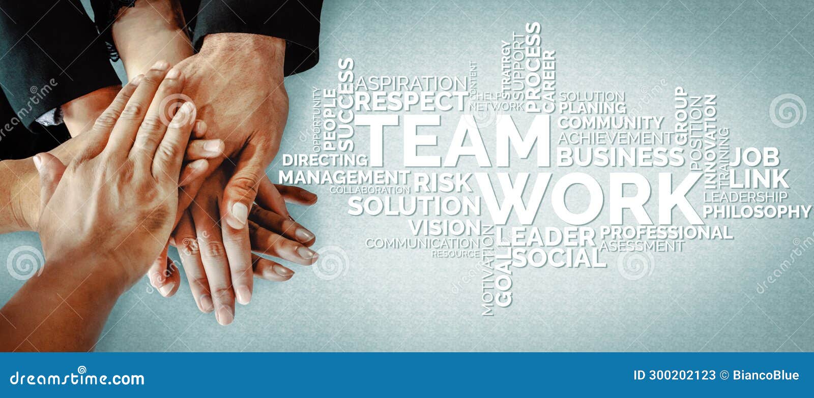 Teamwork and Business Human Resources Concept Uds Stock Image - Image ...