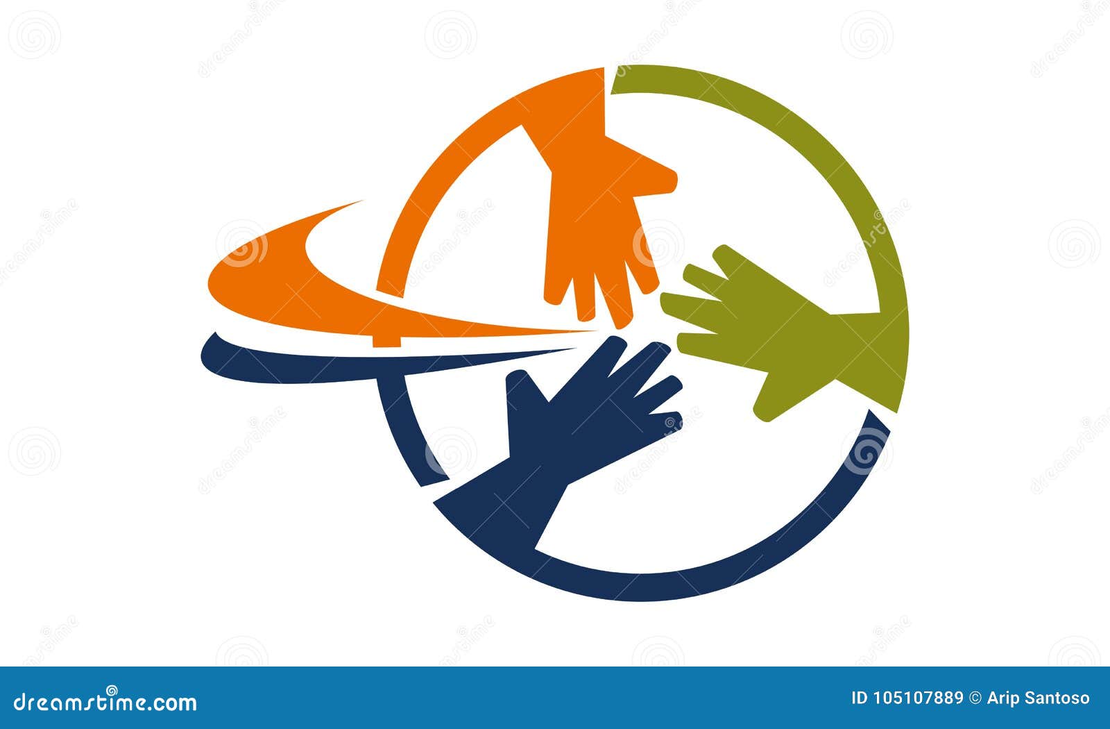 Teamwork Business Logo Design Template Stock Vector - Illustration of ...