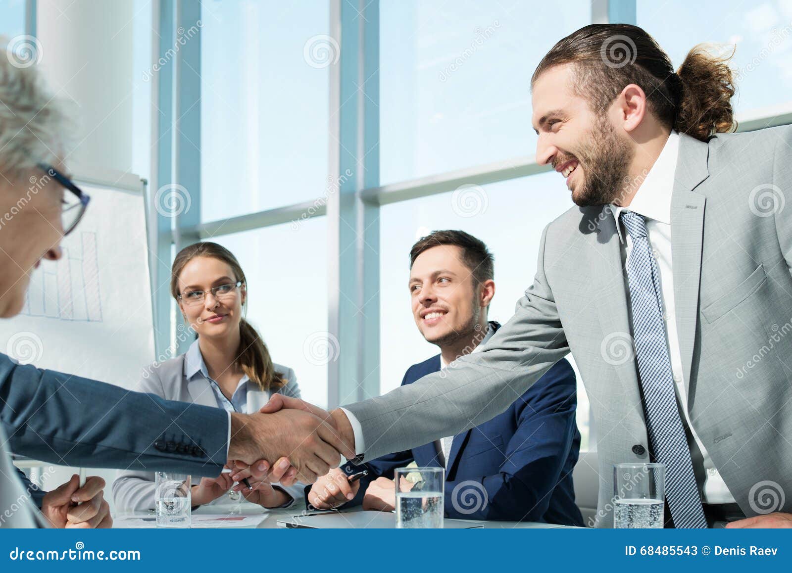 Teamwork stock image. Image of handshake, partnership - 68485543