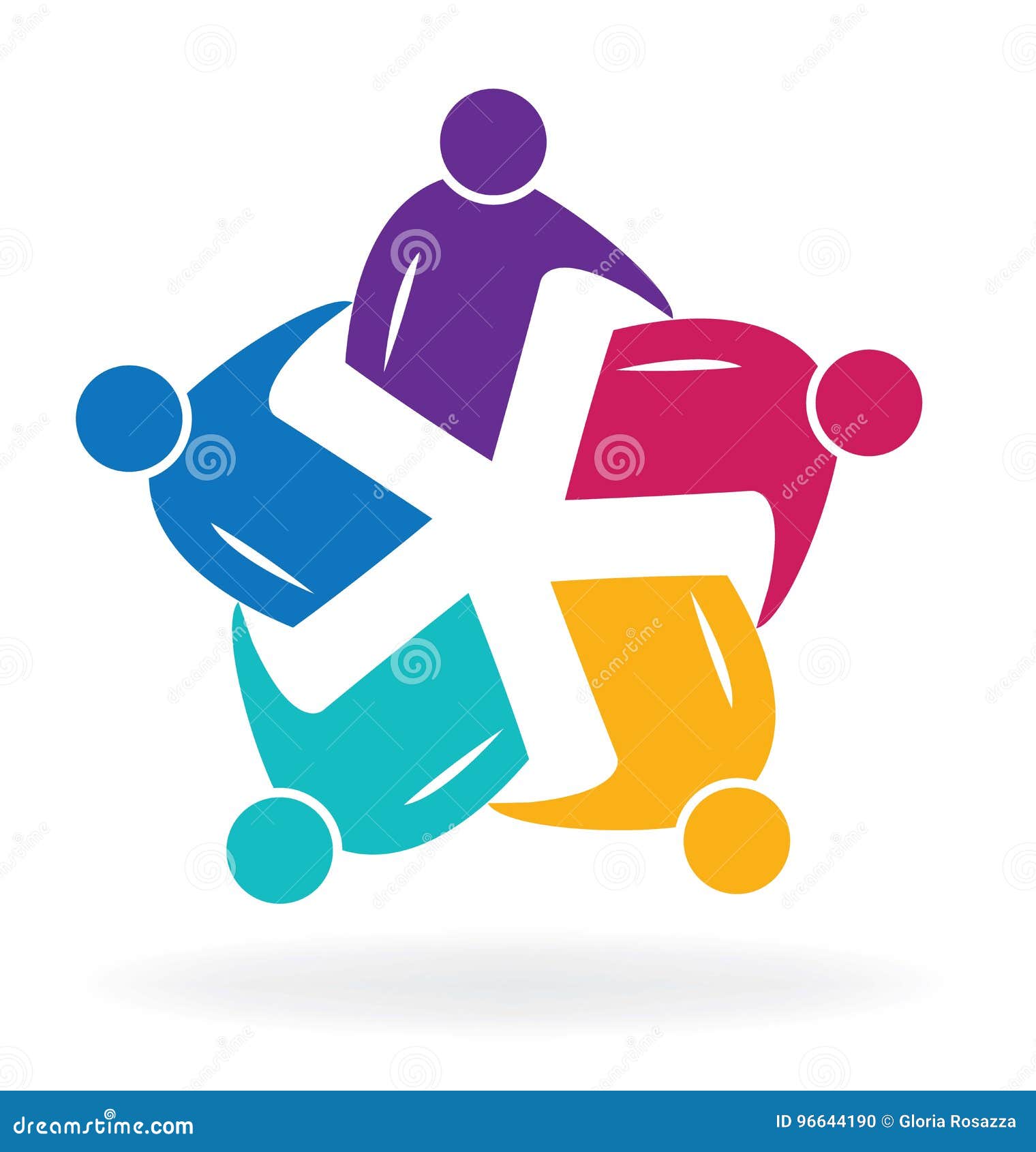Teamwork Business People Logo Stock Vector - Illustration of ...