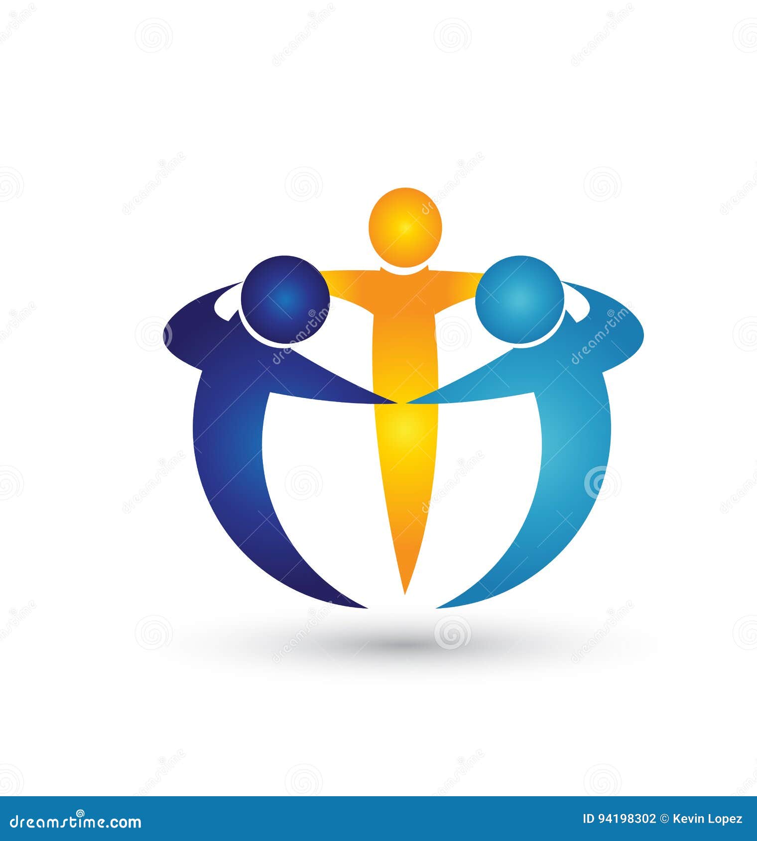 Teamwork Colorful People Working Together Logo Royalty-Free Stock Image ... Teamwork Colorful People Working Together Logo Royalty-Free Stock Image ...