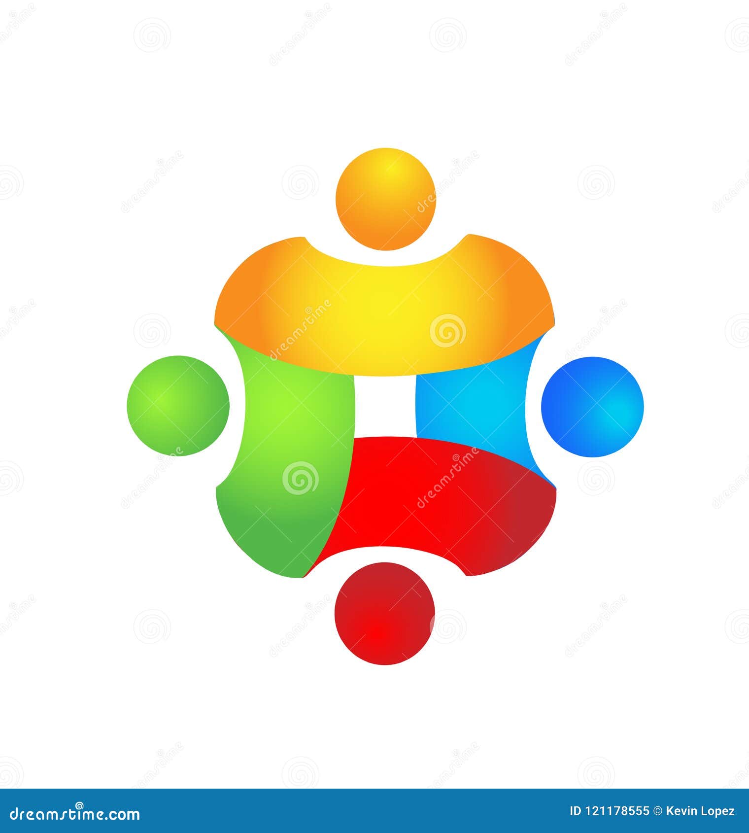 Teamwork Business People Vector Logo Stock Vector - Illustration of ...