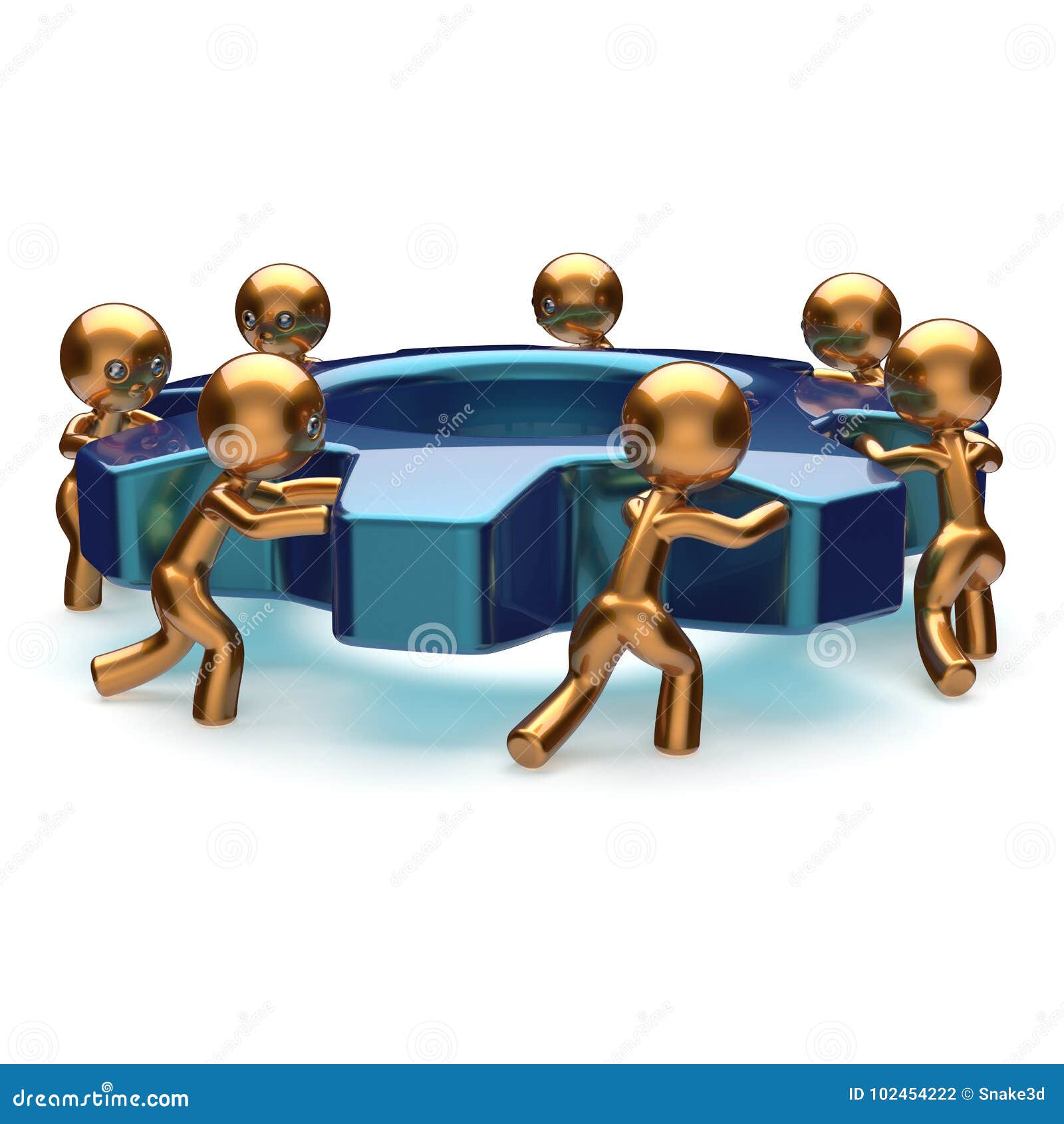 Teamwork Business Process Action Workers Motion Stock Illustration ...