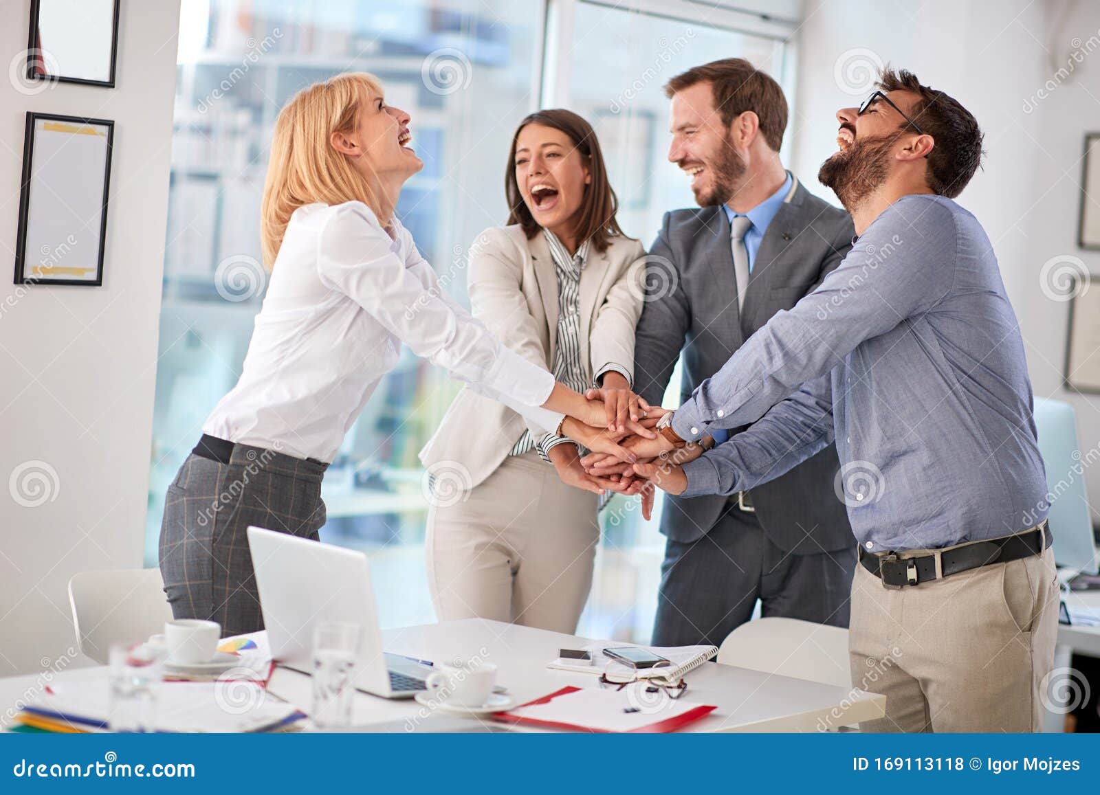 Teamwork Business People at Meeting Stock Photo - Image of formal ...