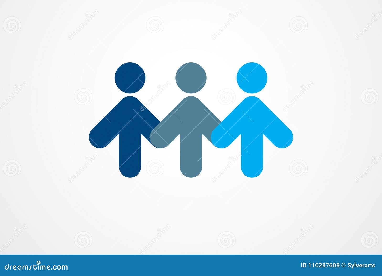 Teamwork Businessman Unity and Cooperation Concept Created with Stock ...
