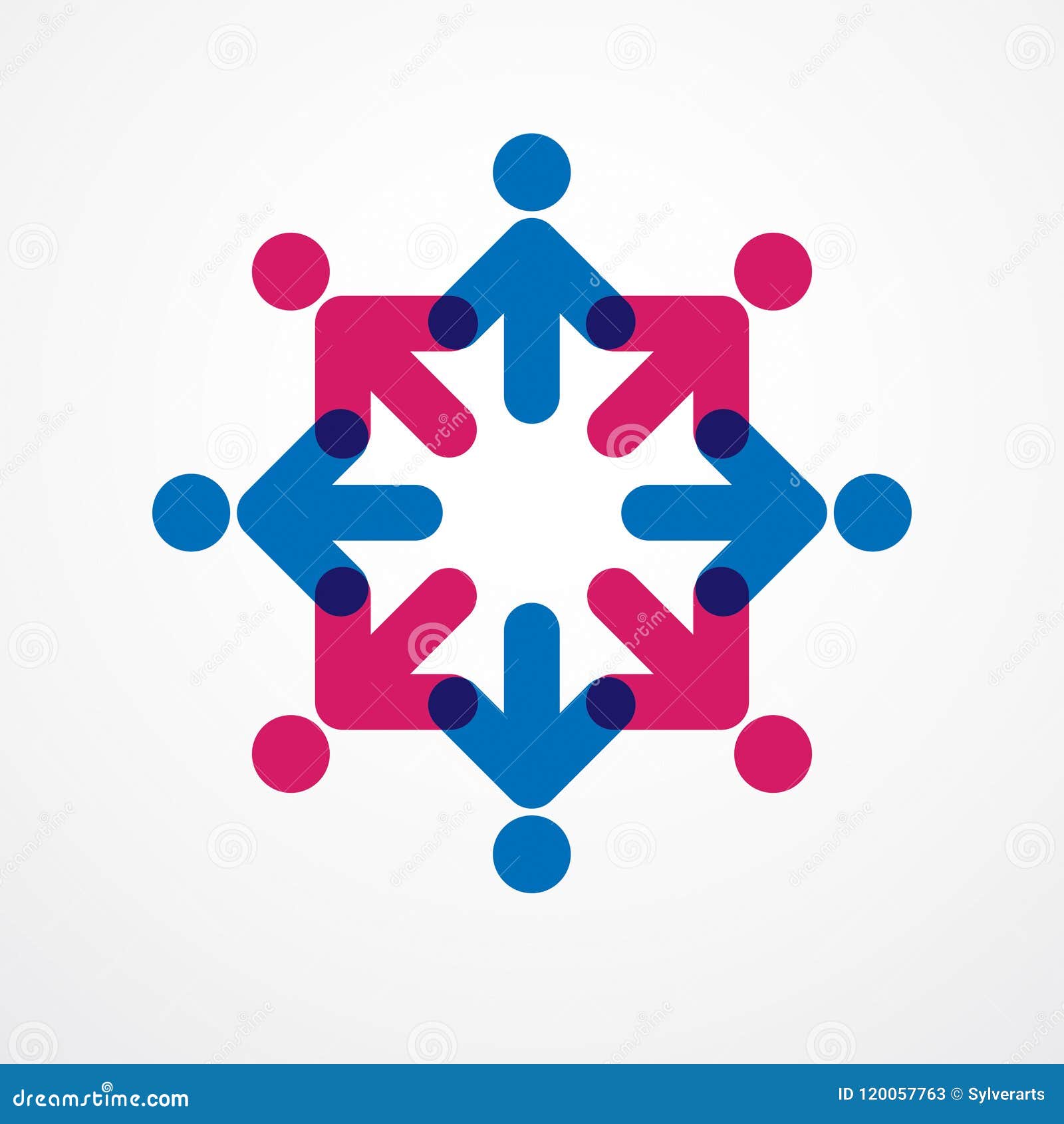 Teamwork Businessman Unity and Cooperation Concept Created with Stock ...