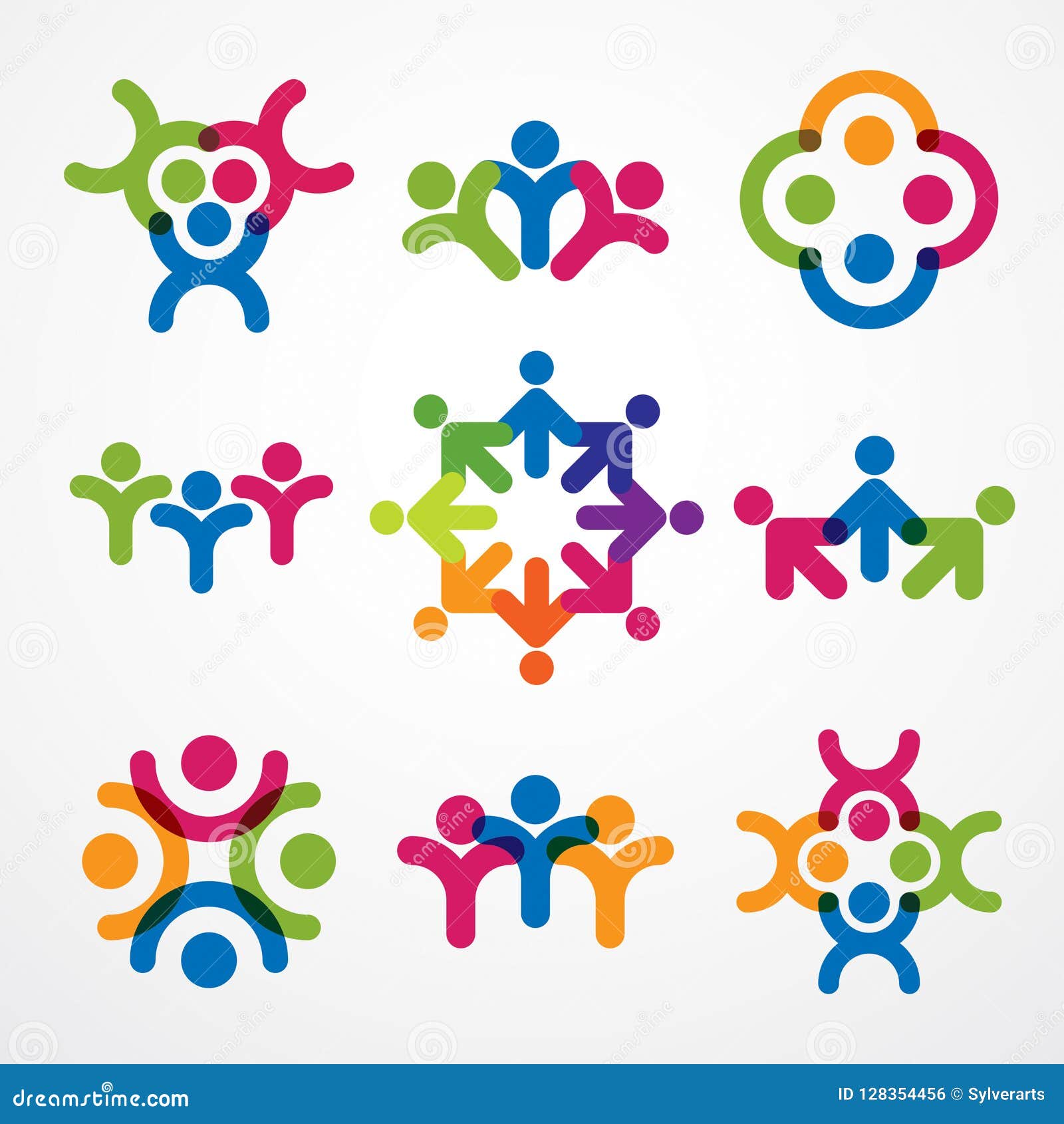 Teamwork Businessman Unity and Cooperation Concepts Created with Stock ...
