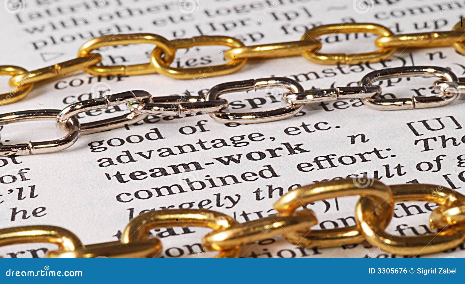Teamwork chains stock photo. Image of business, chain - 3305676