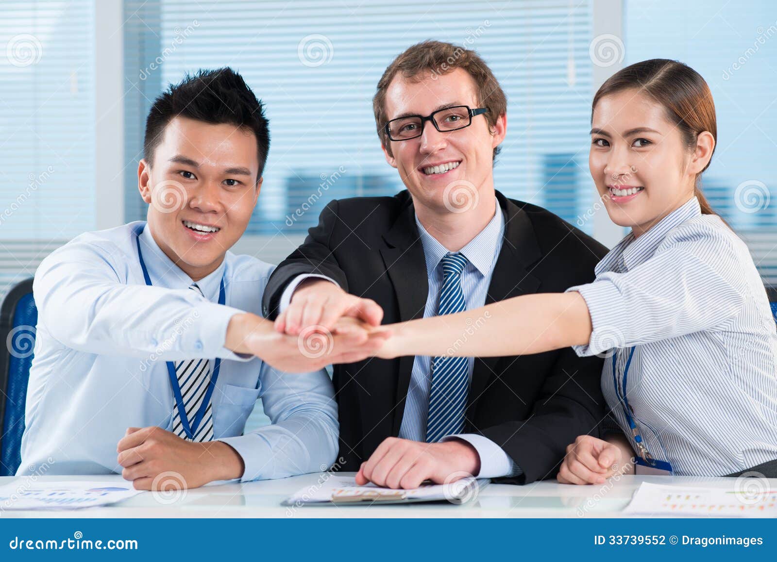 Teamwork stock photo. Image of friendly, communication - 33739552