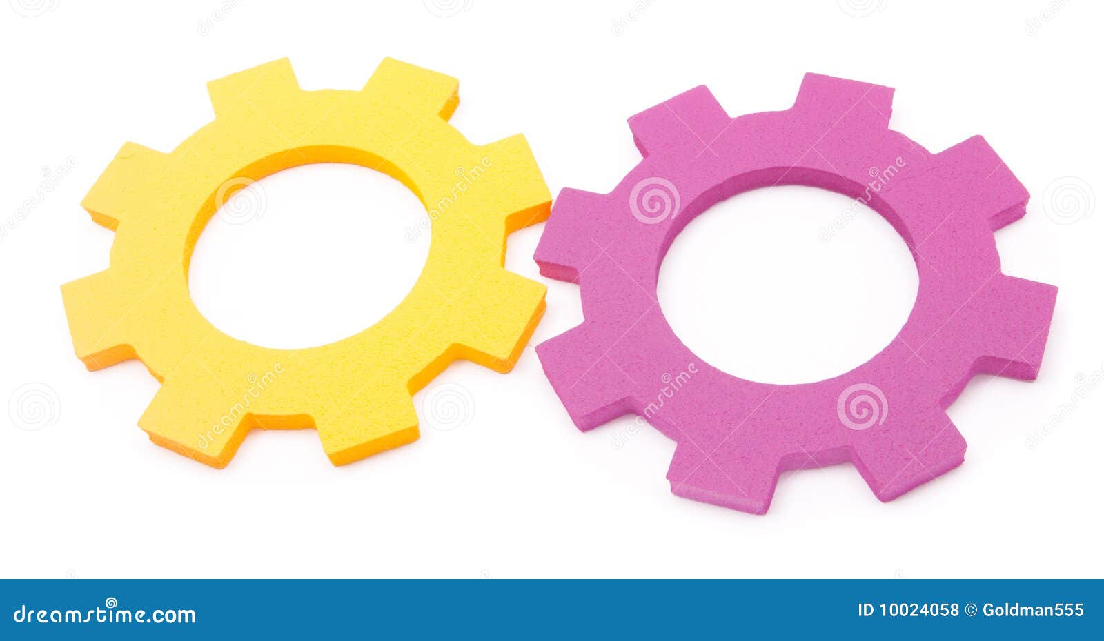 Teamwork cogs stock illustration. Illustration of steel - 10024058