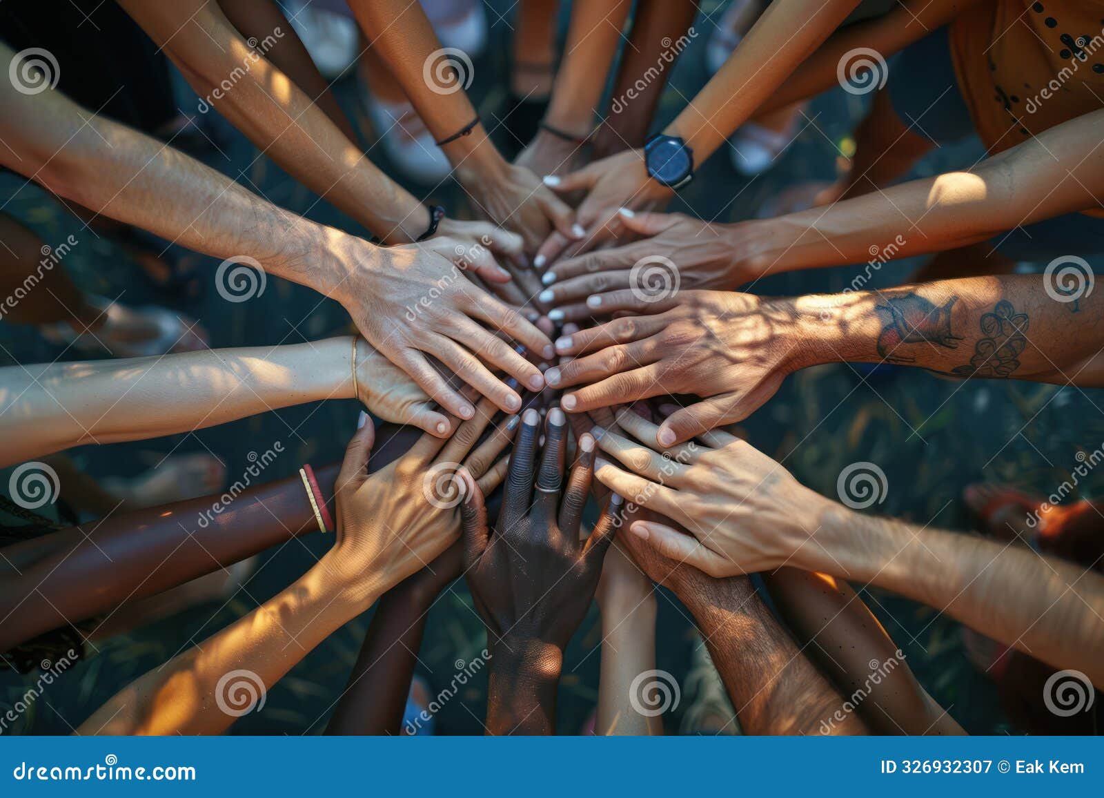 Teamwork and Collaboration a Diverse Group of People Working Together ...