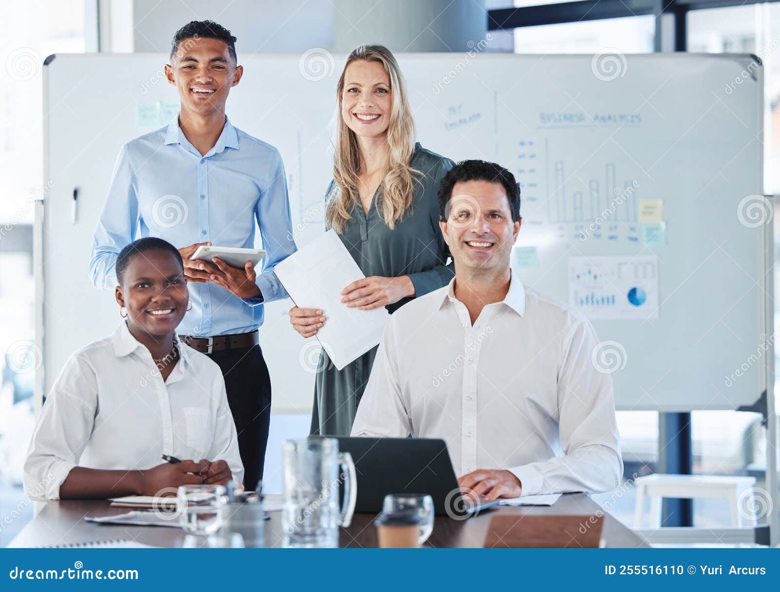 Teamwork, Collaboration and Planning with a Team of Business People in ...