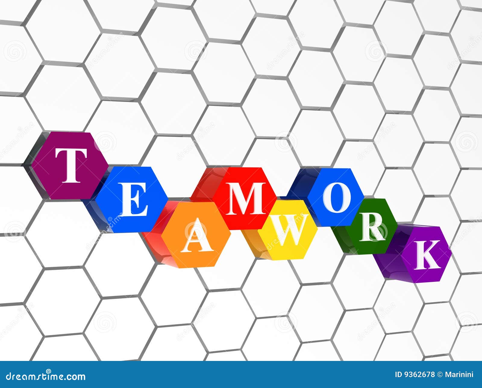 Teamwork In Colour Royalty-Free Stock Photography | CartoonDealer.com ...