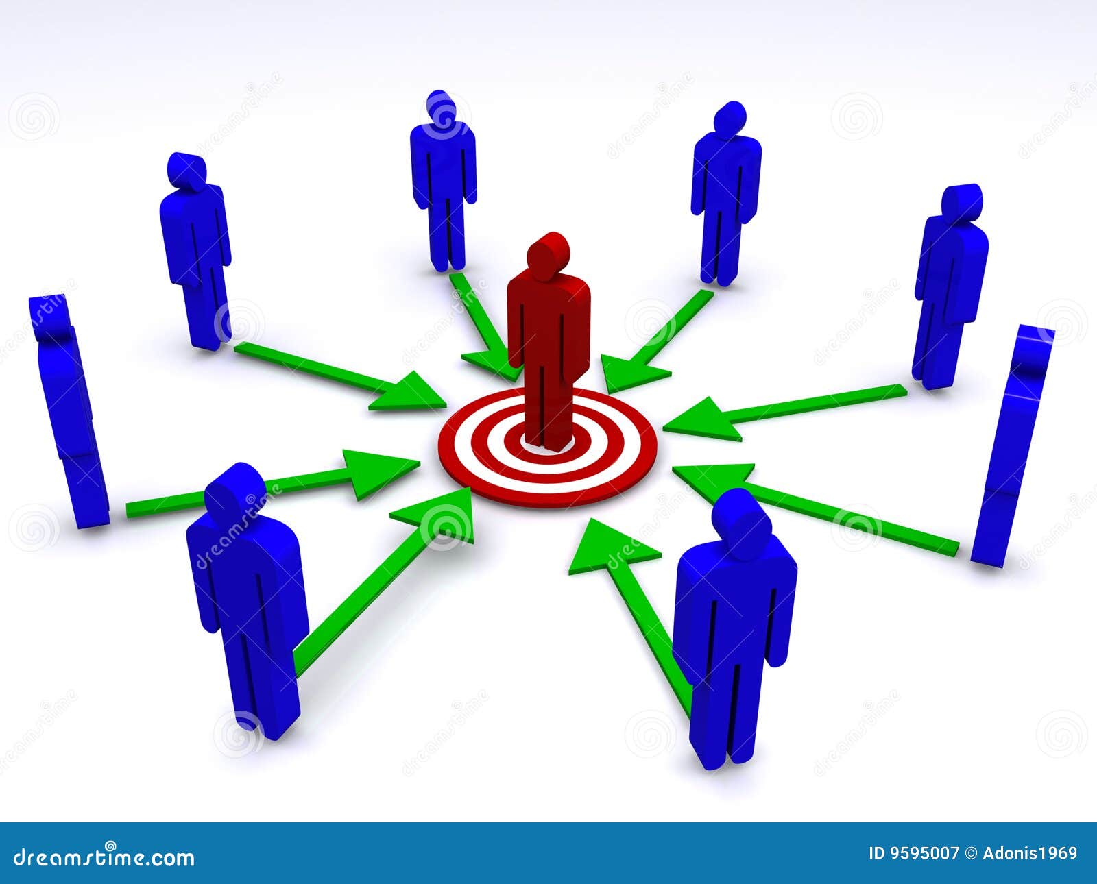 Teamwork and Communication stock illustration. Illustration of teamwork ...